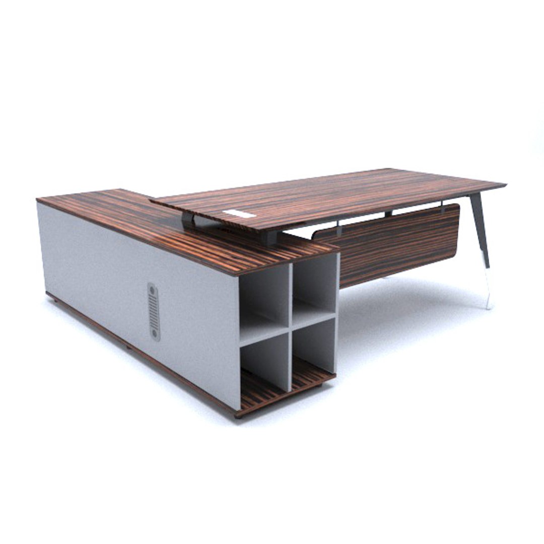 3D Office Table Desk Model - TurboSquid 1379309