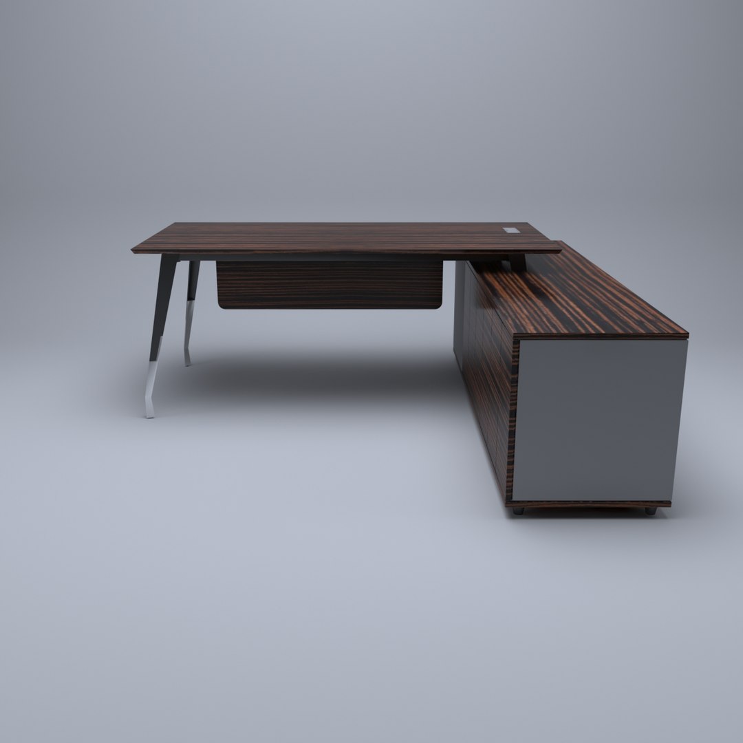 3D Office Table Desk Model - TurboSquid 1379309