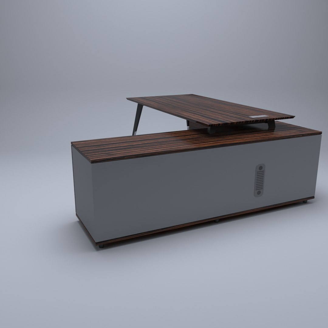 3D Office Table Desk Model - TurboSquid 1379309