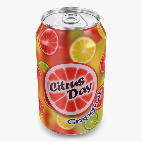 modelo 3d Refresco Citrus Day Pomelo Lata 330ml Simple M 1 - TurboSquid ...