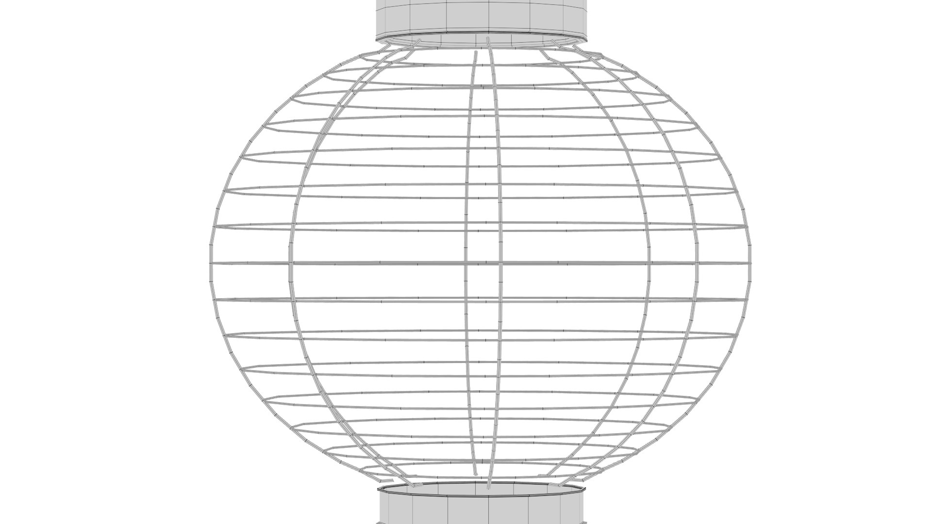 Chinese lantern model - TurboSquid 2014307