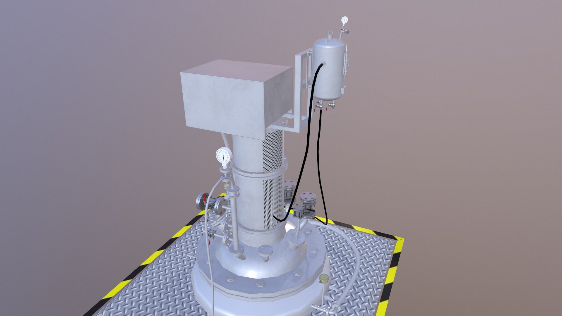Vessel Reactor 3D Model - TurboSquid 2290582