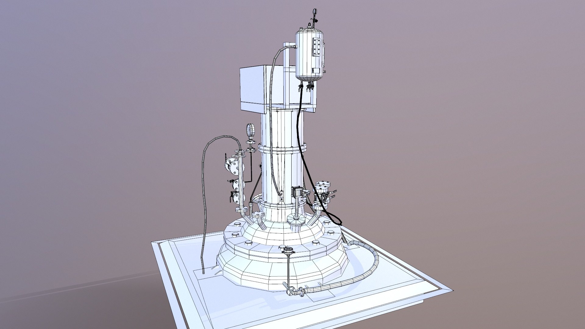 Vessel Reactor 3D Model - TurboSquid 2290582