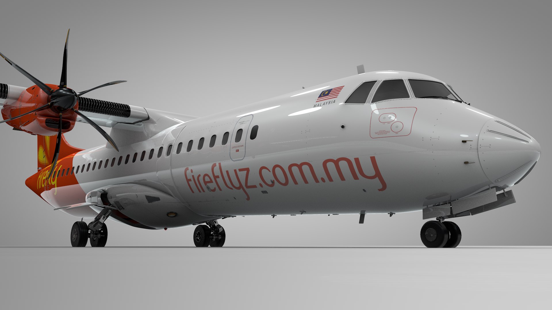ATR 72 FIREFLY L1874 3D Model - TurboSquid 1984346