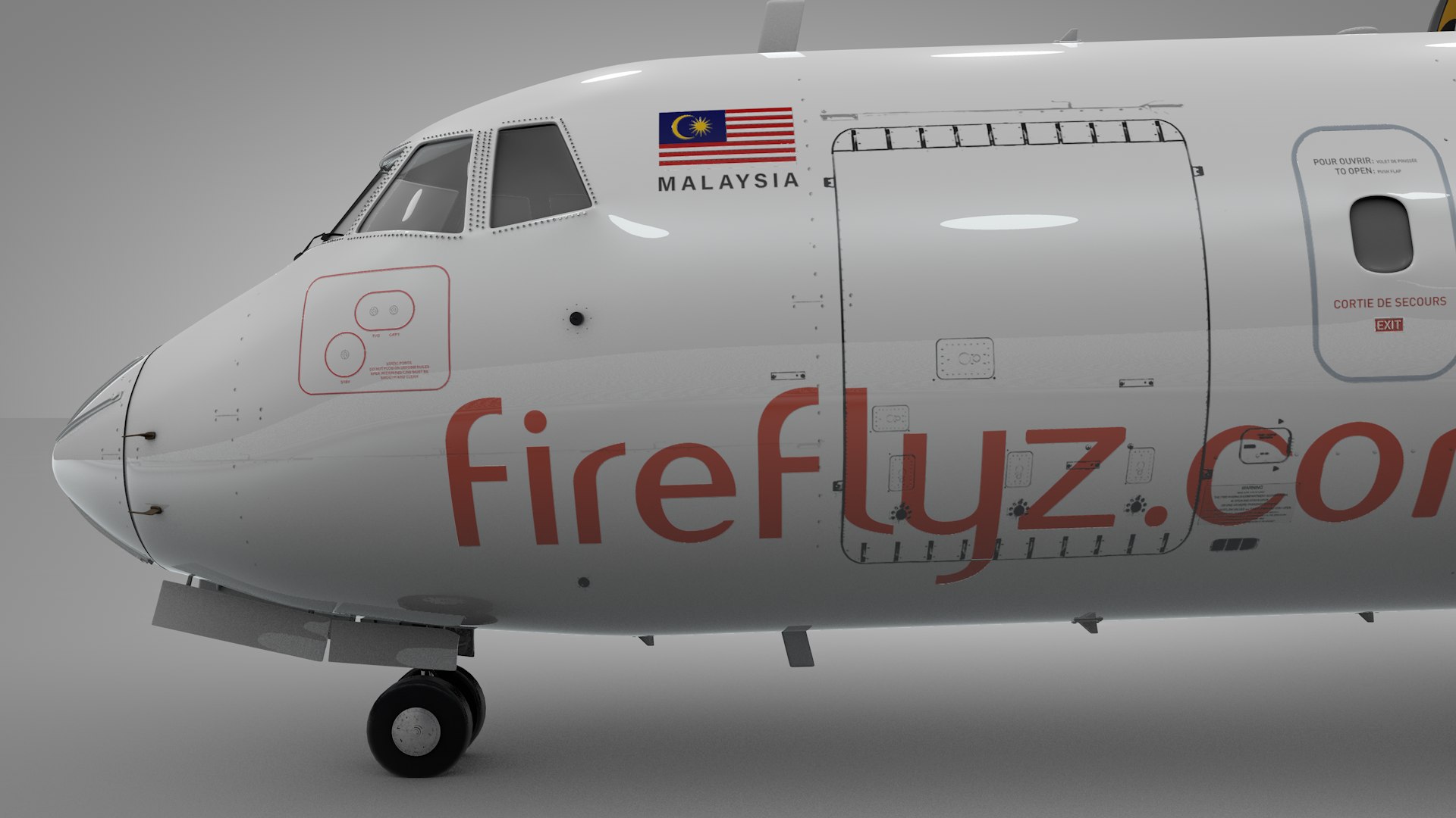 ATR 72 FIREFLY L1874 3D Model - TurboSquid 1984346