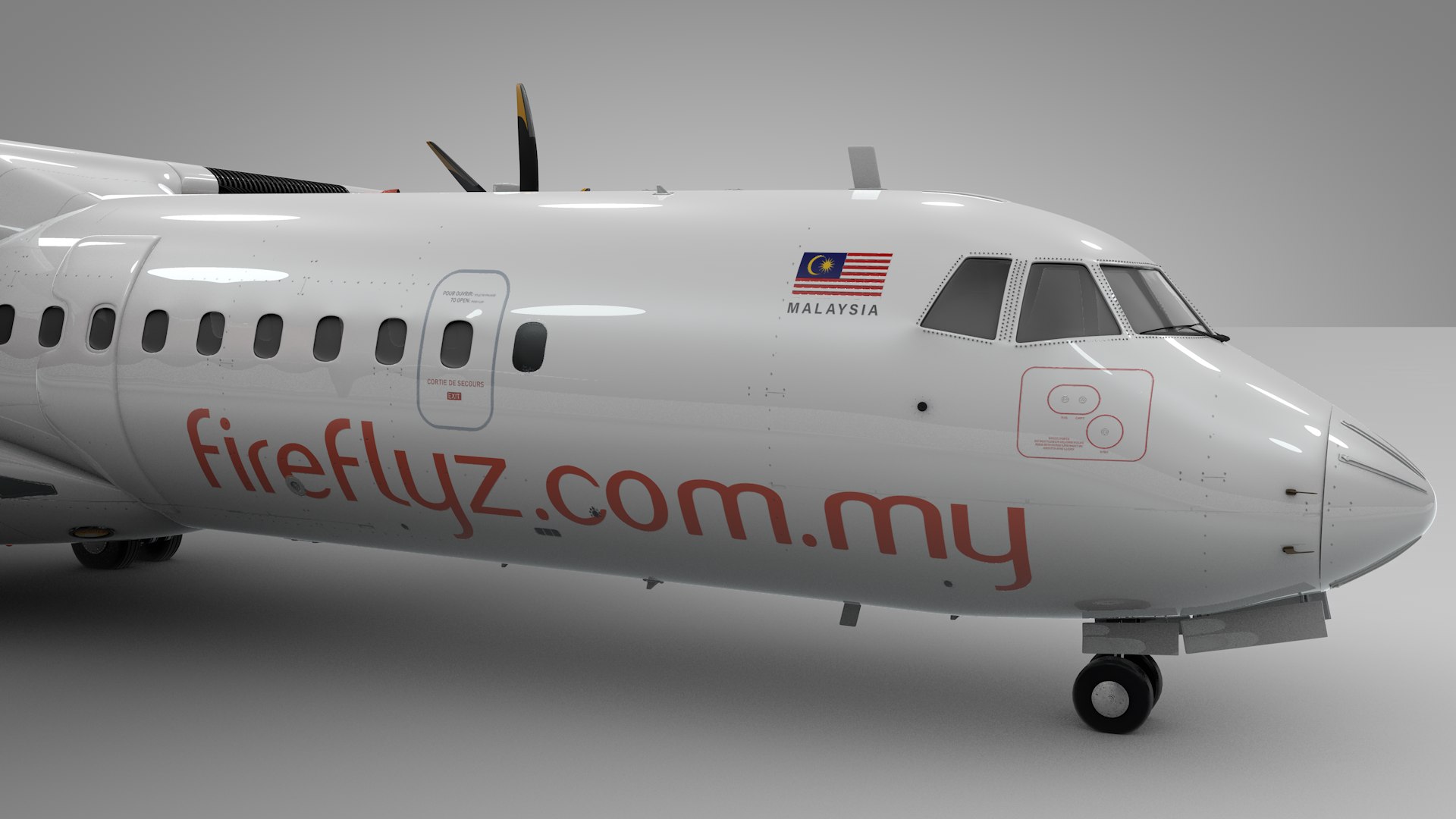 ATR 72 FIREFLY L1874 3D Model - TurboSquid 1984346