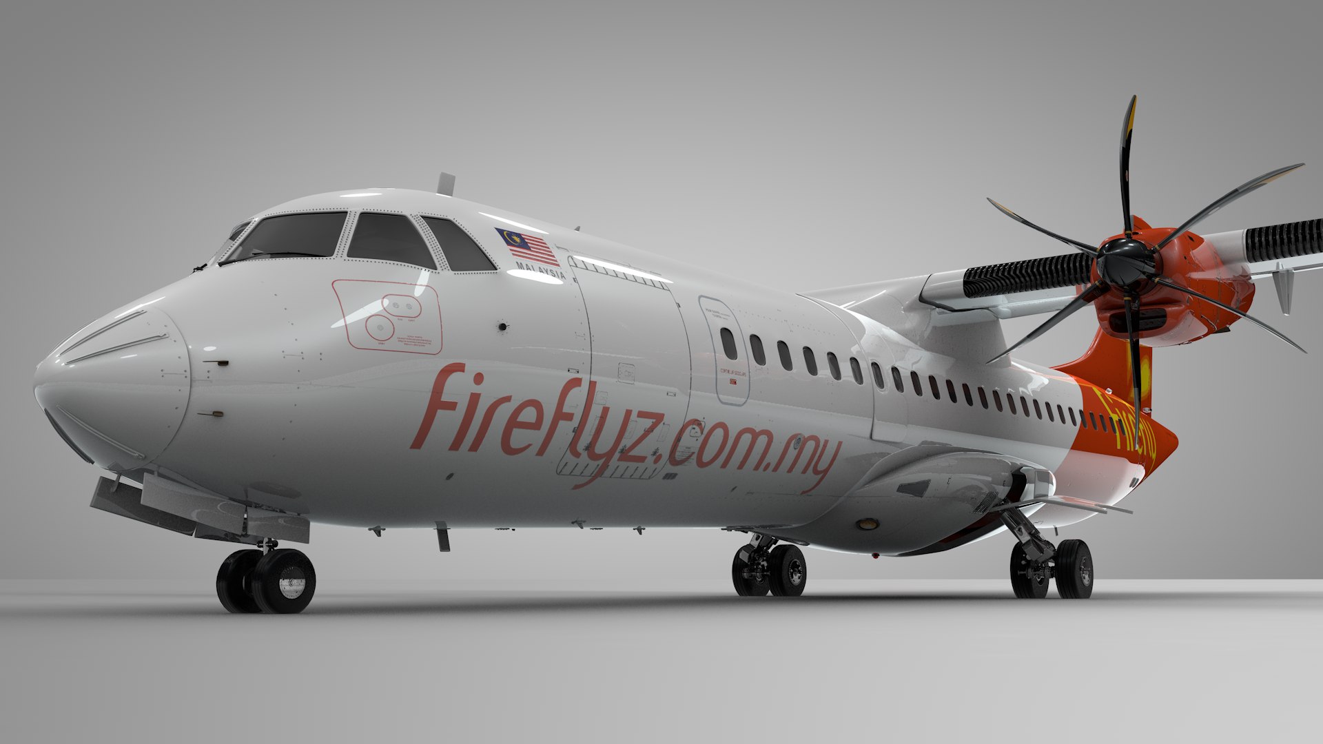 ATR 72 FIREFLY L1874 3D Model - TurboSquid 1984346
