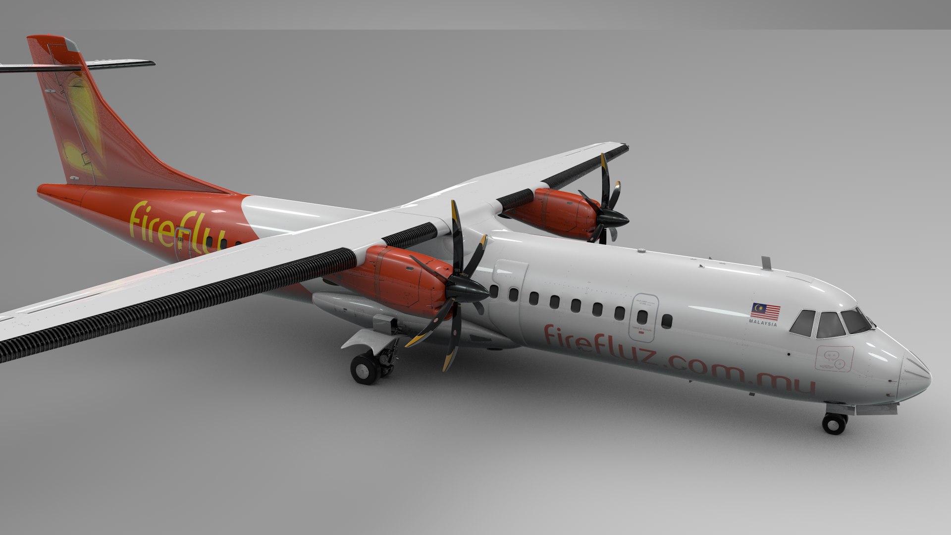 ATR 72 FIREFLY L1874 3D Model - TurboSquid 1984346