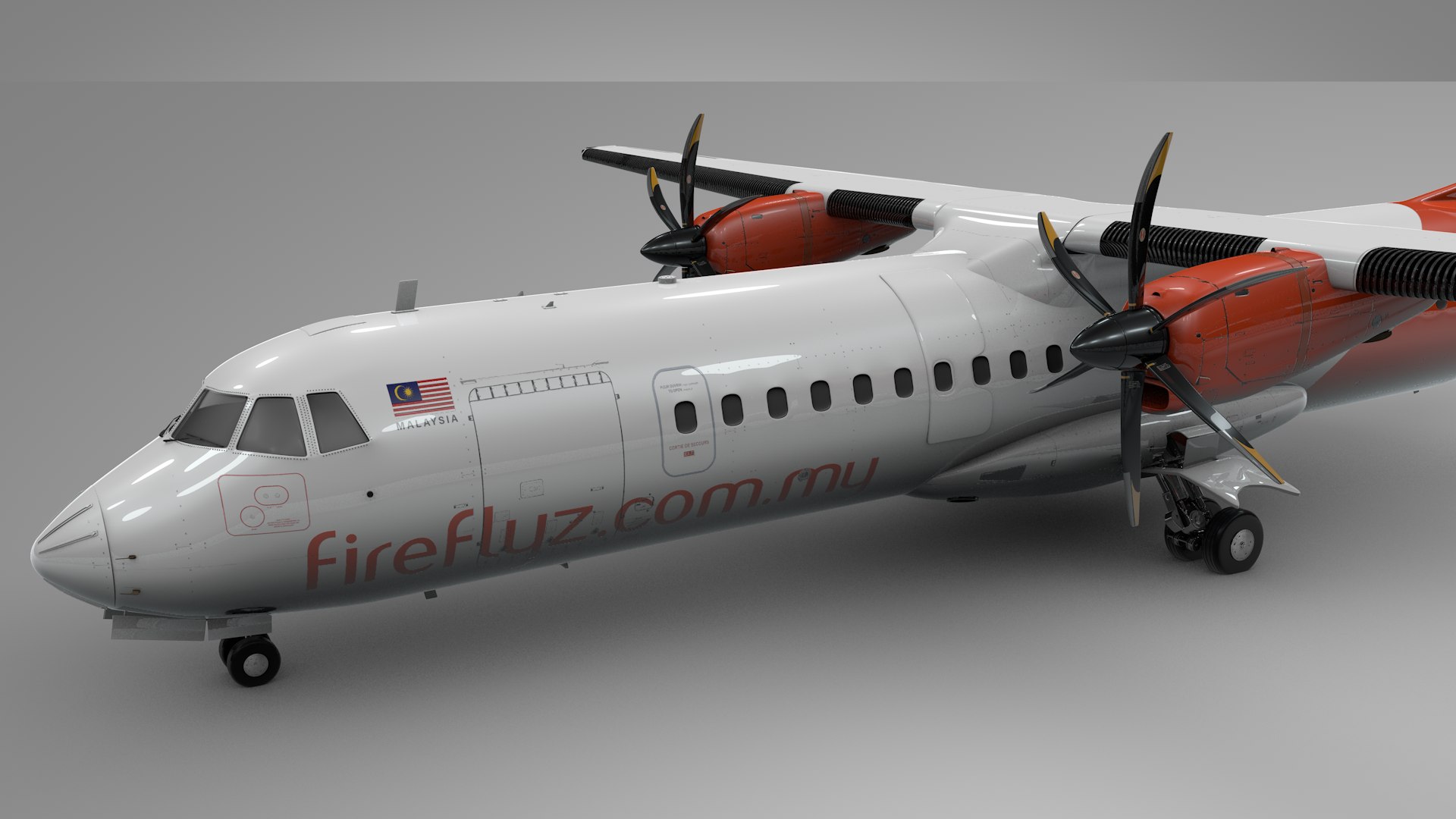 ATR 72 FIREFLY L1874 3D Model - TurboSquid 1984346