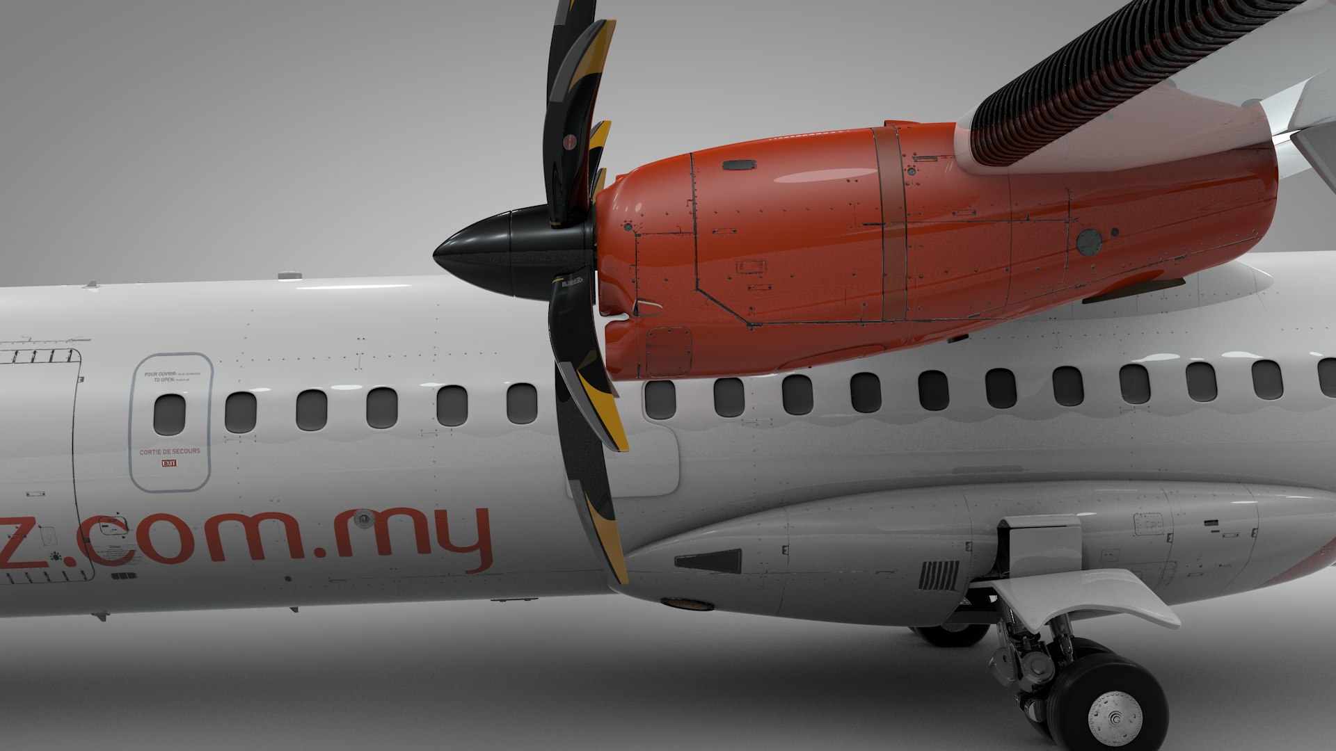 ATR 72 FIREFLY L1874 3D Model - TurboSquid 1984346