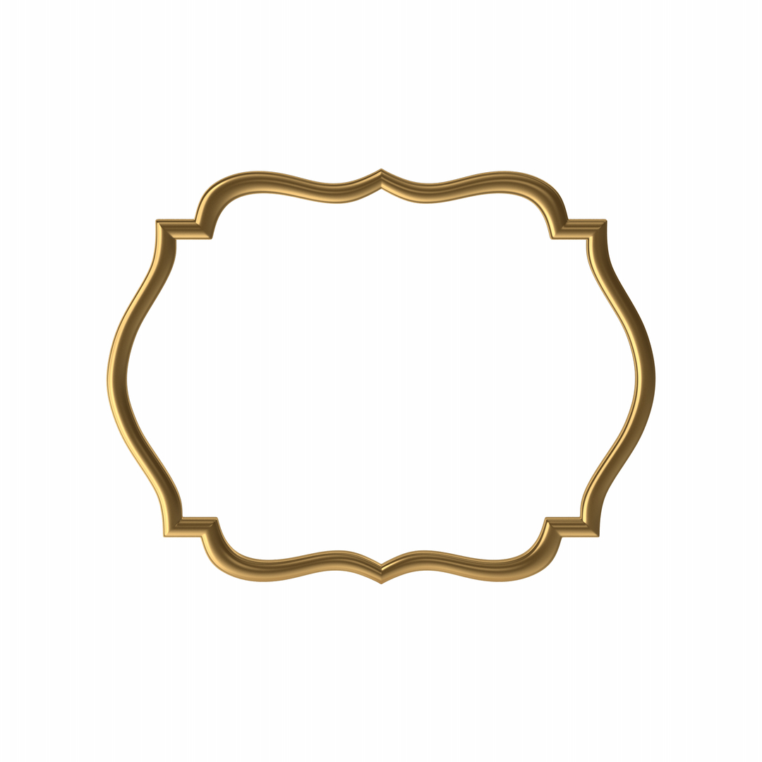 3D Gold Picture Frames - TurboSquid 2235327