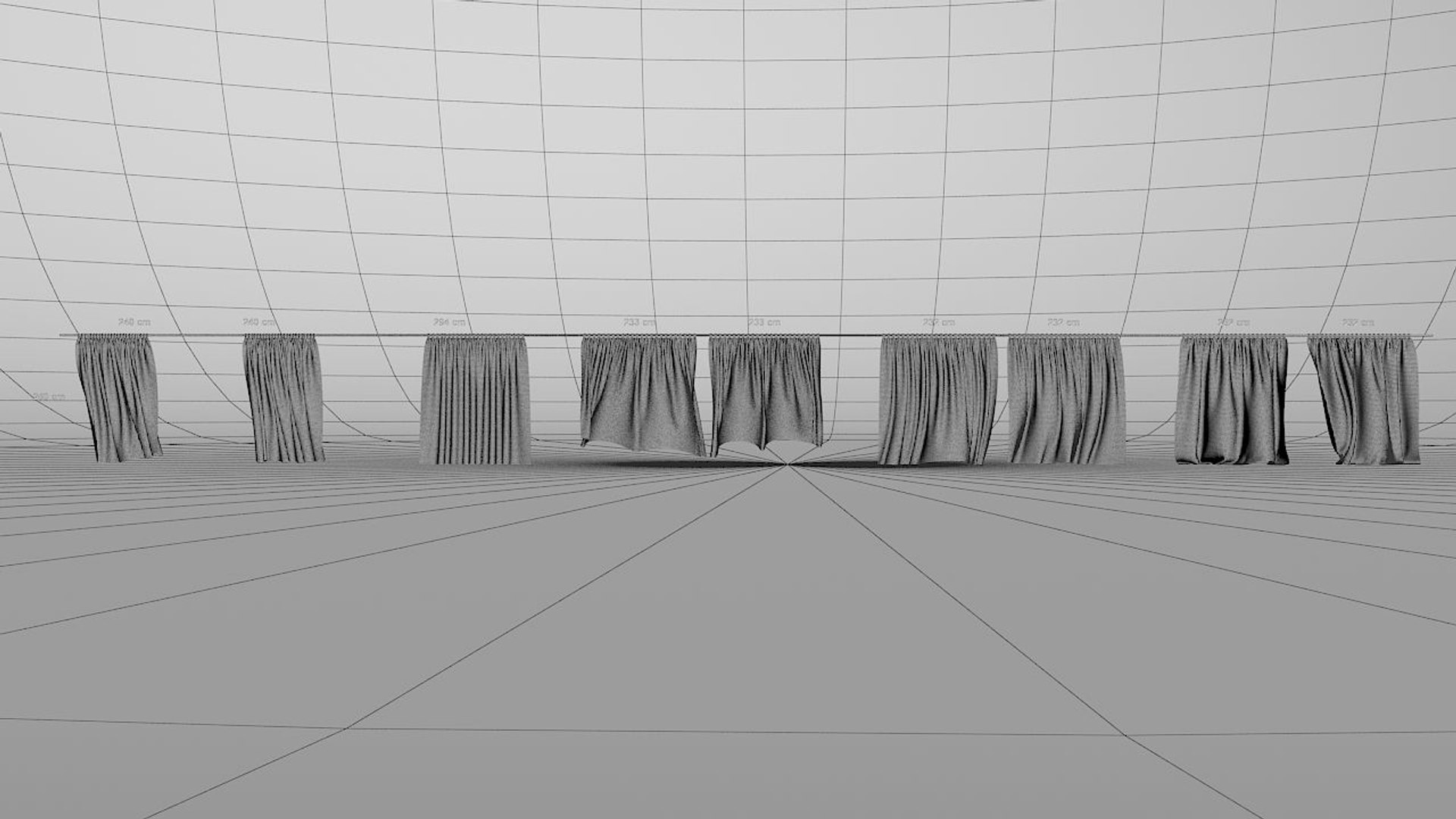 3D Curtains Animation - TurboSquid 1312832