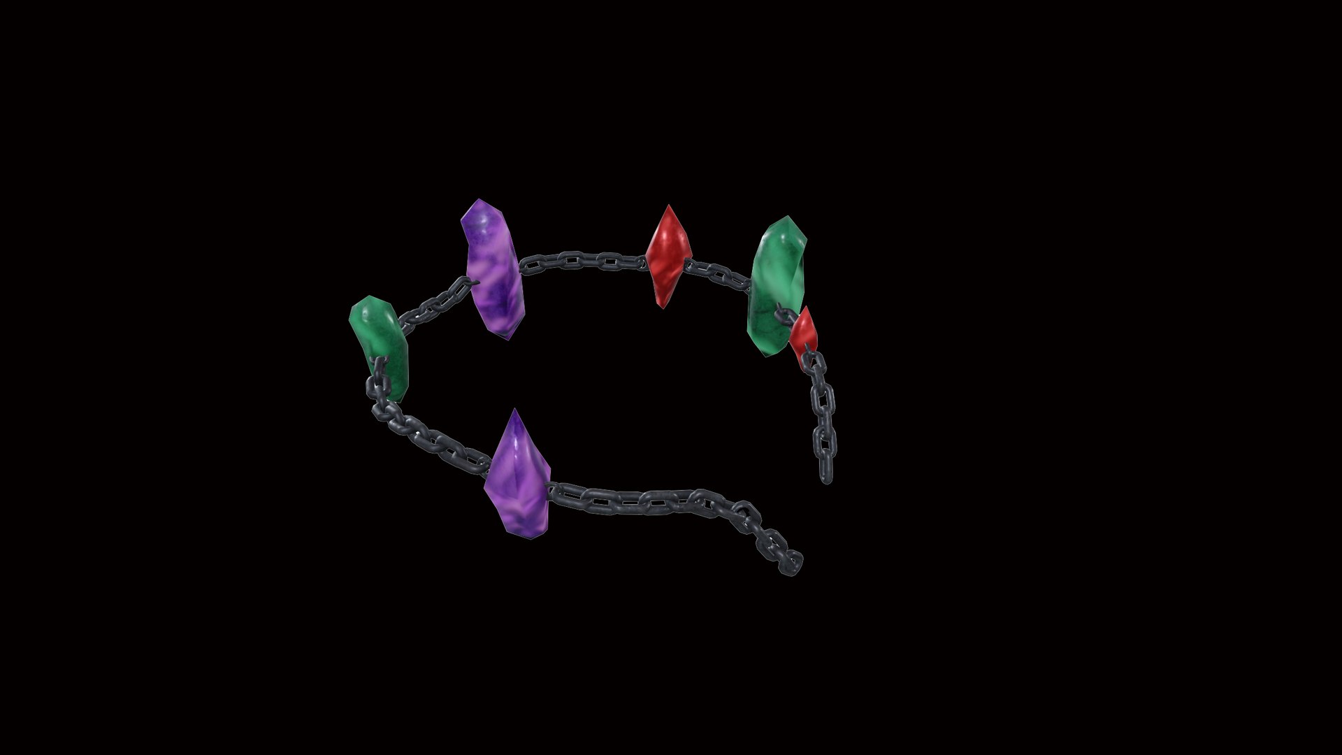 Free Stylized Levitating Crystal Chain 3D Model - TurboSquid 2517283