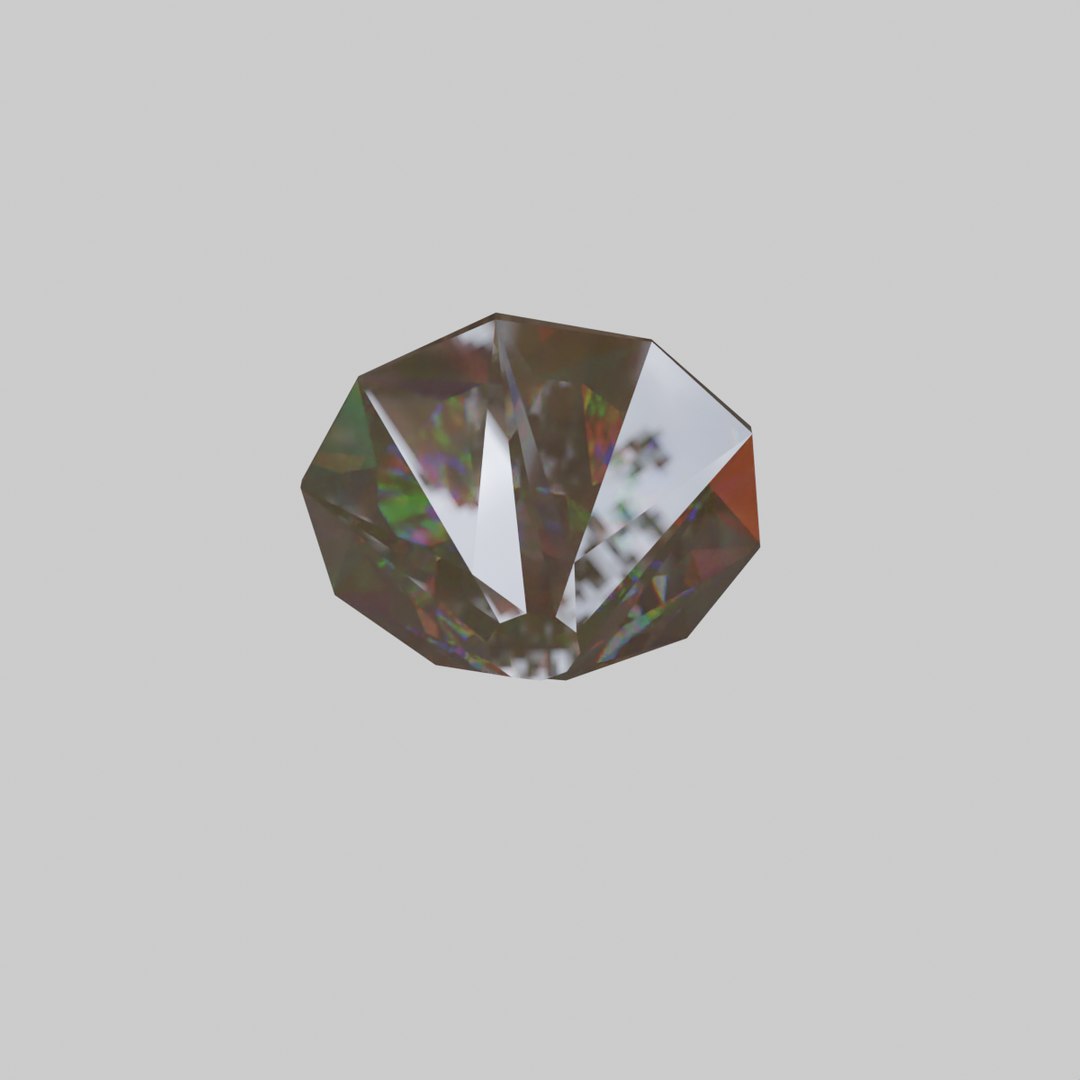 3D Split Brilliant Cut Diamond Model - TurboSquid 1851999