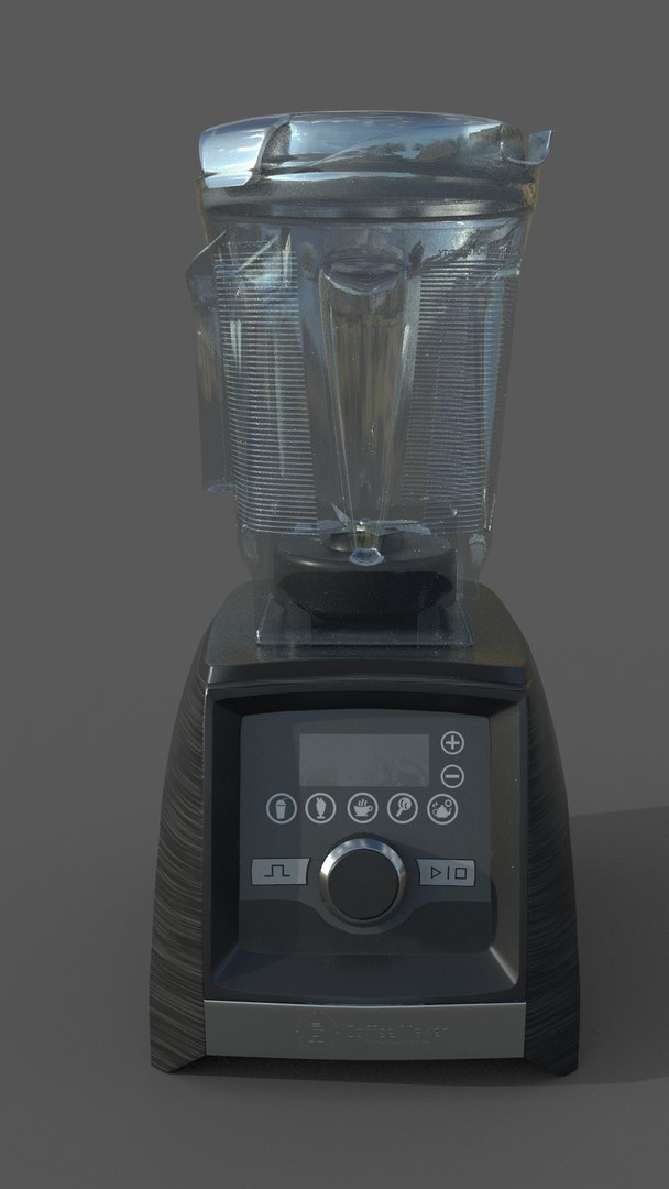 Blender With Glass Cap 3D Model - TurboSquid 2176245