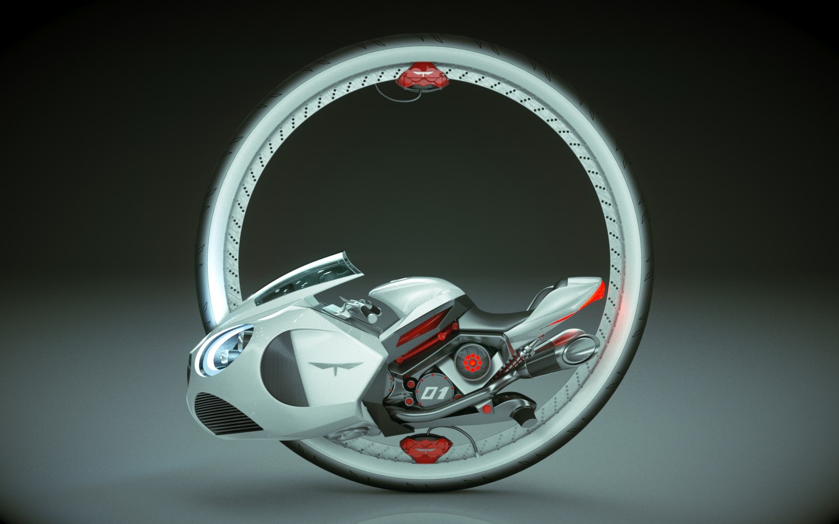 Monocycle 02 Model - TurboSquid 1929778
