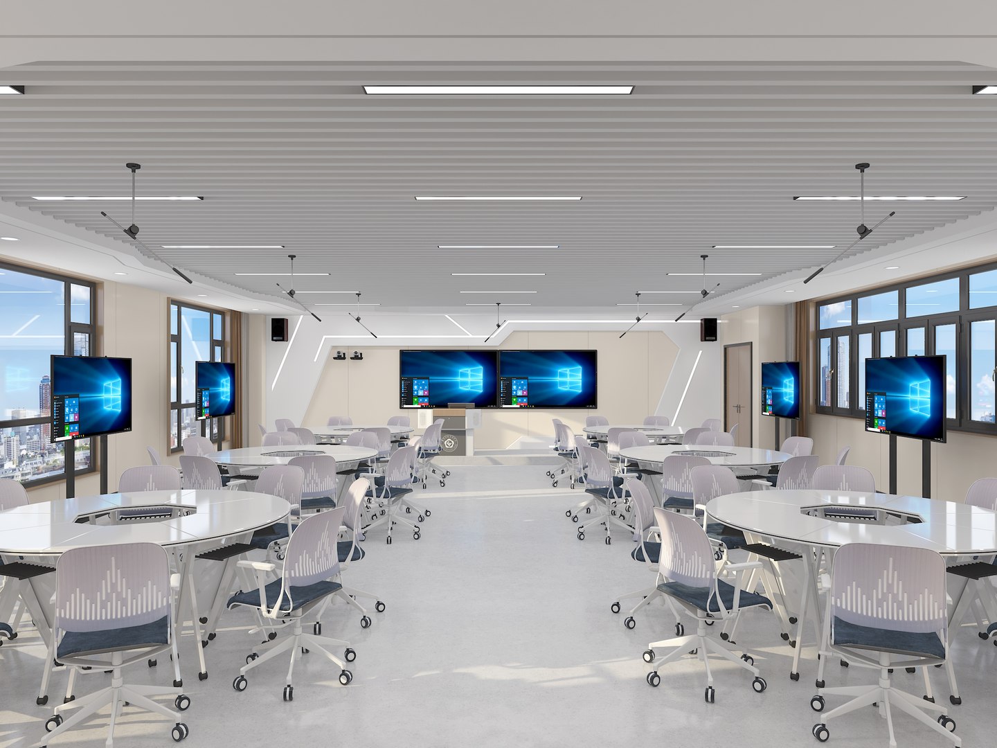 Smart Classroom 3 3D Model - TurboSquid 2235213