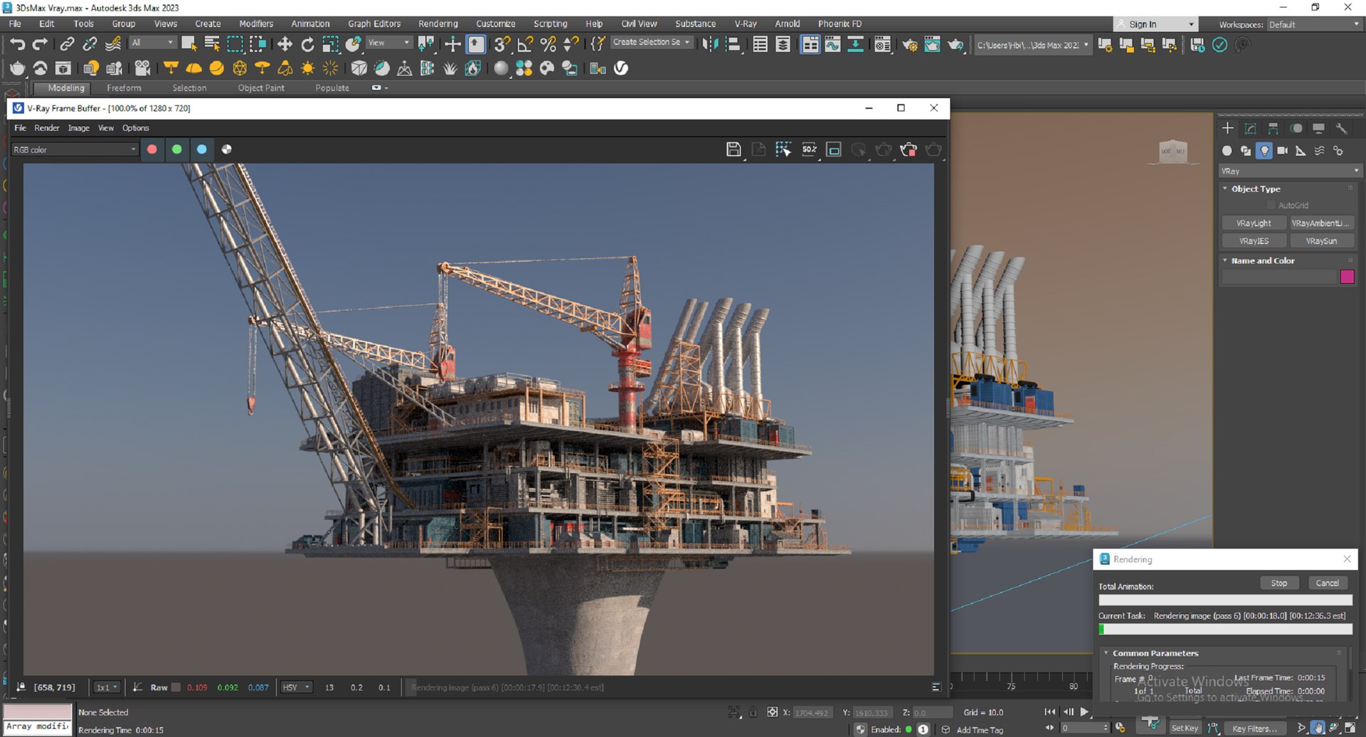 3D Draugen Oil Field - TurboSquid 2186554