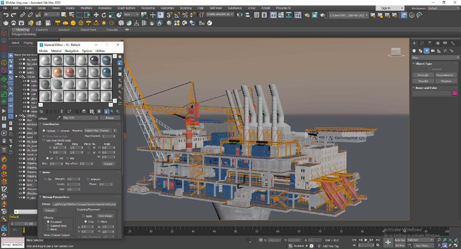 3D Draugen Oil Field - TurboSquid 2186554