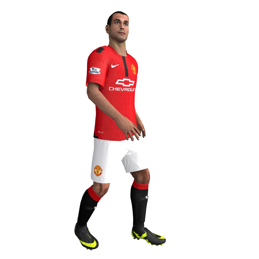 3d Model Rigged Soccer Player Body