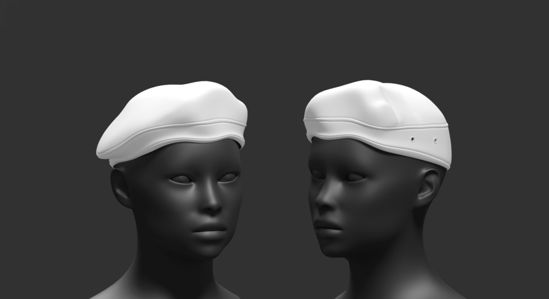 3D Military Beret Model - TurboSquid 1972694
