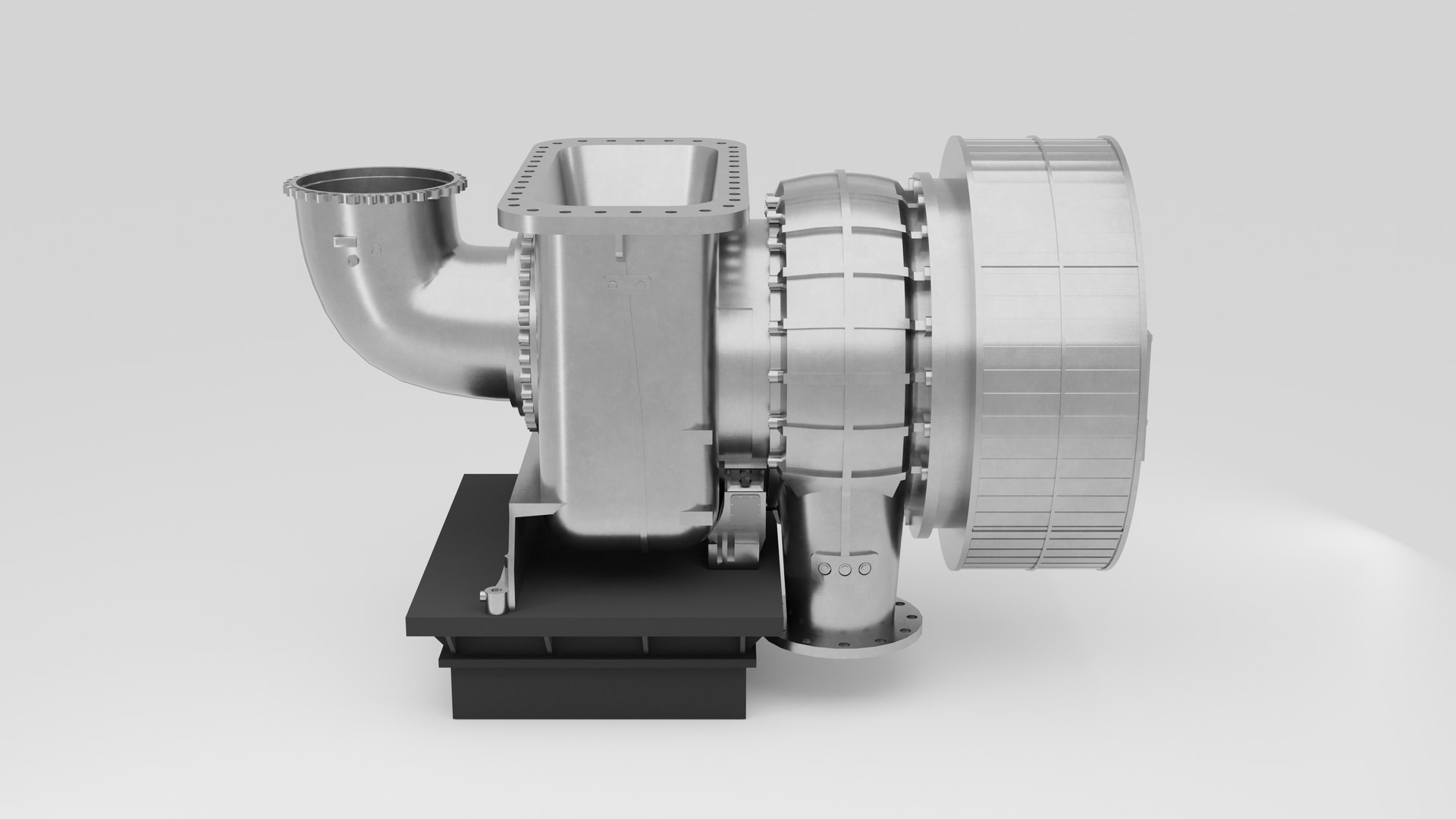 3D Model Marine Turbocharger - TurboSquid 2117667