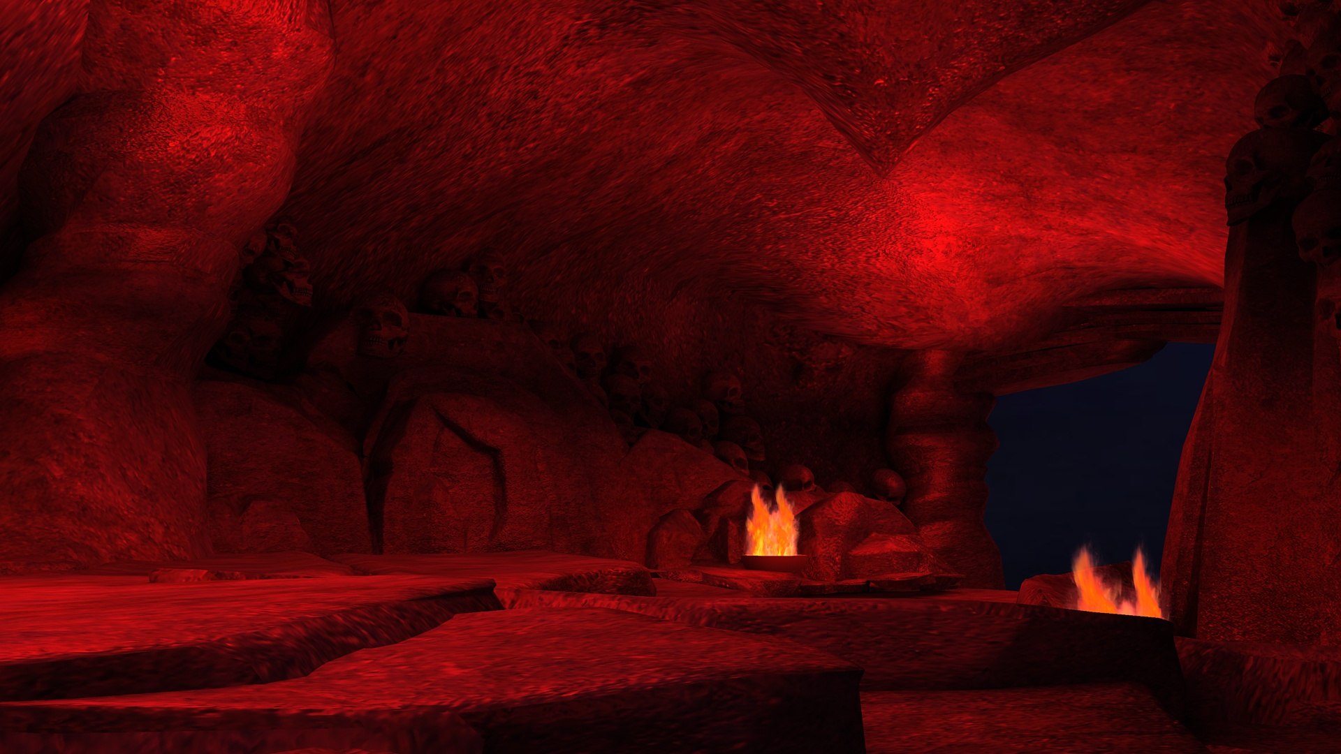 Skull Cave Tunnel Mine Modular Kit Environment Rock Terrain Horror ...