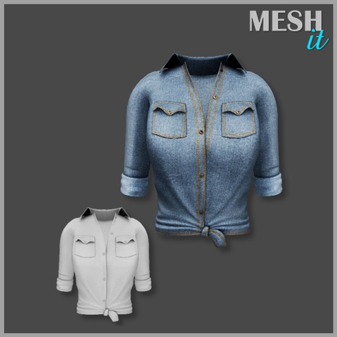 Denim Shirt 3d 3ds