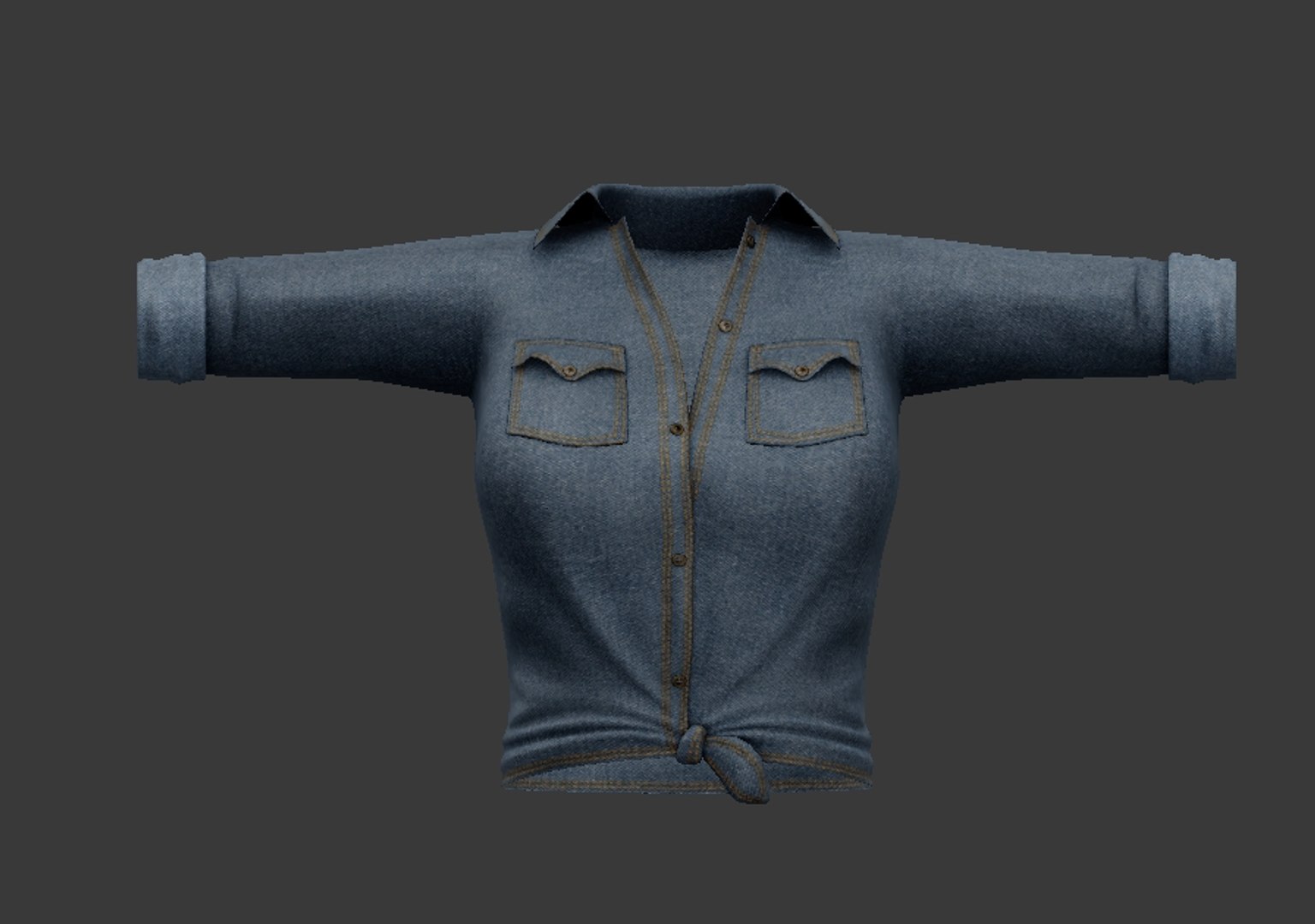 Denim Shirt 3d 3ds