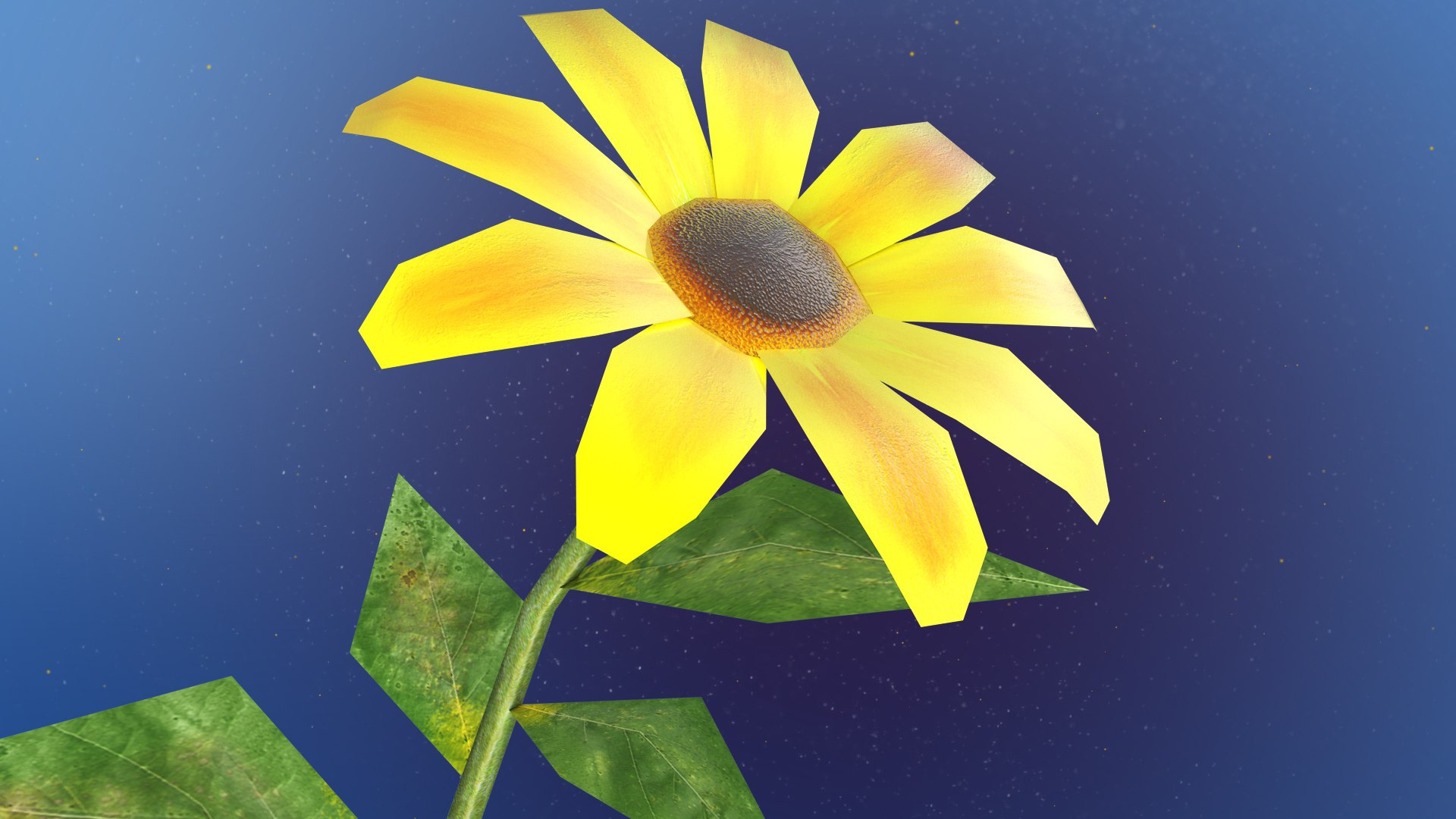 Low Poly Animated Sun Flower 3D Model - TurboSquid 2082273