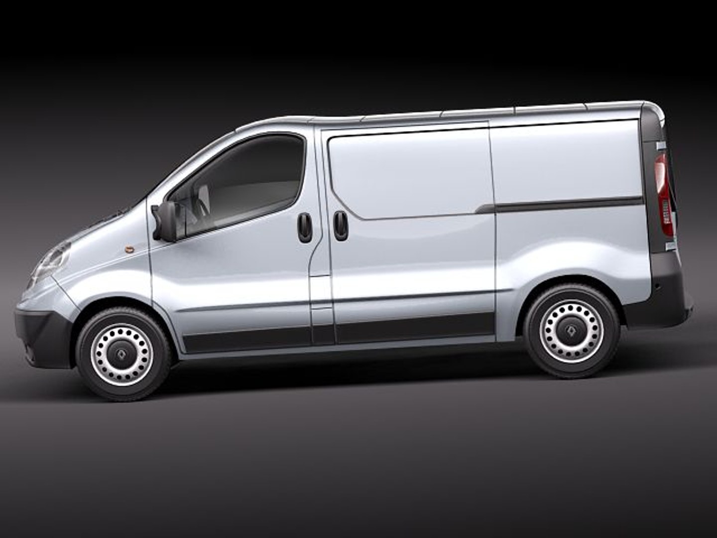 Renault Trafic 2010 Van 3d Model