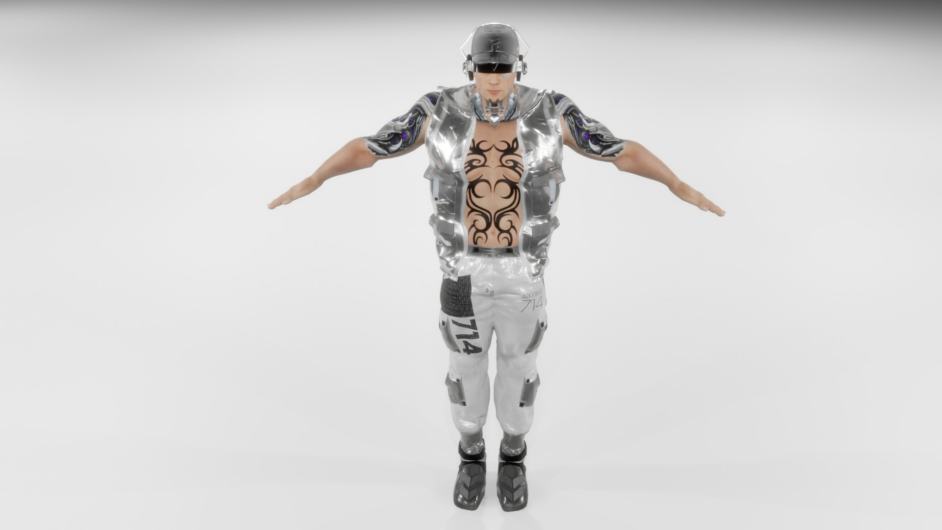 3D Realistic Rigged Sci-Fi Man Character Model - TurboSquid 2141264