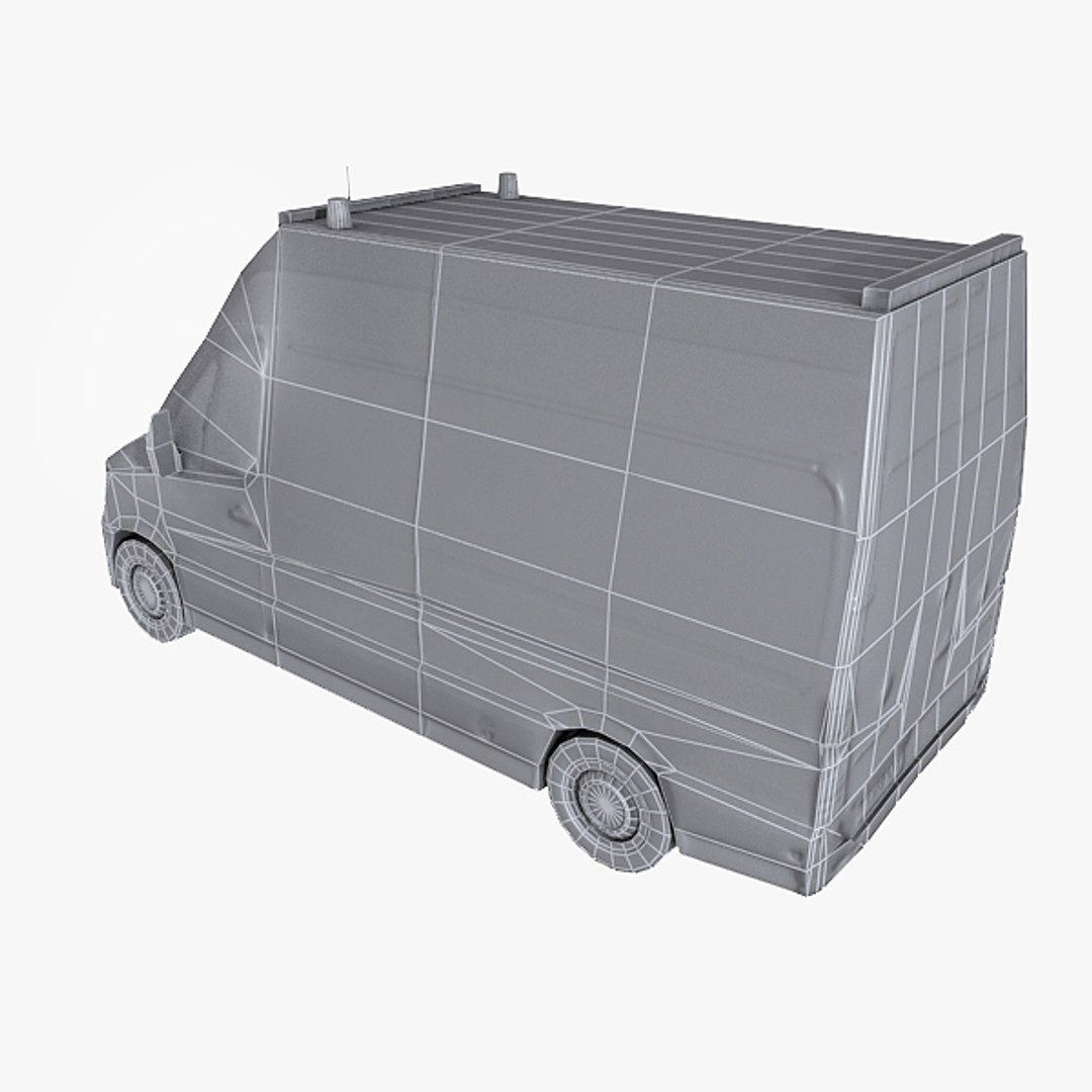 Photorealistic Mercedes Sprinter 2014 3d Model