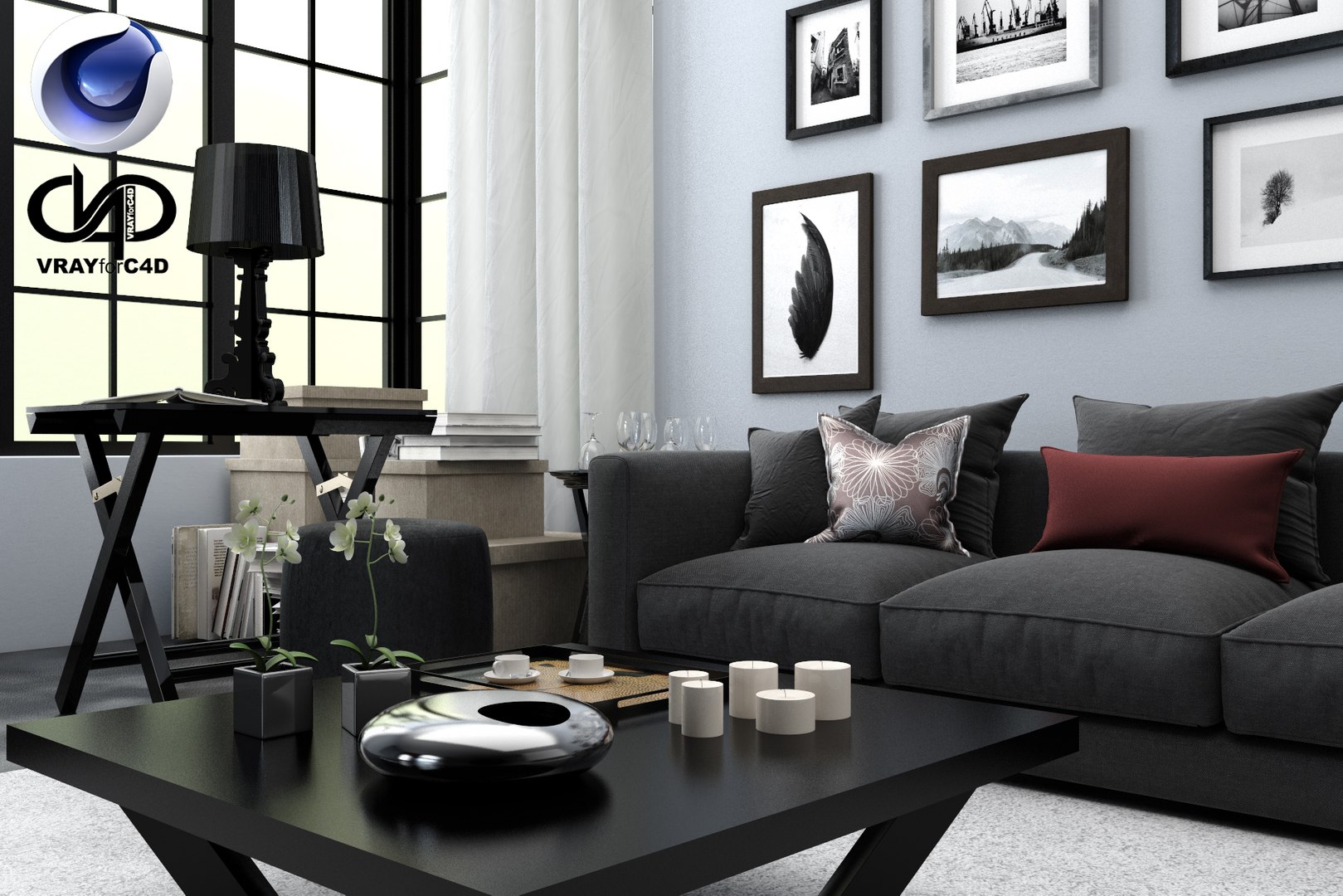 Living Room Model - TurboSquid 1304806