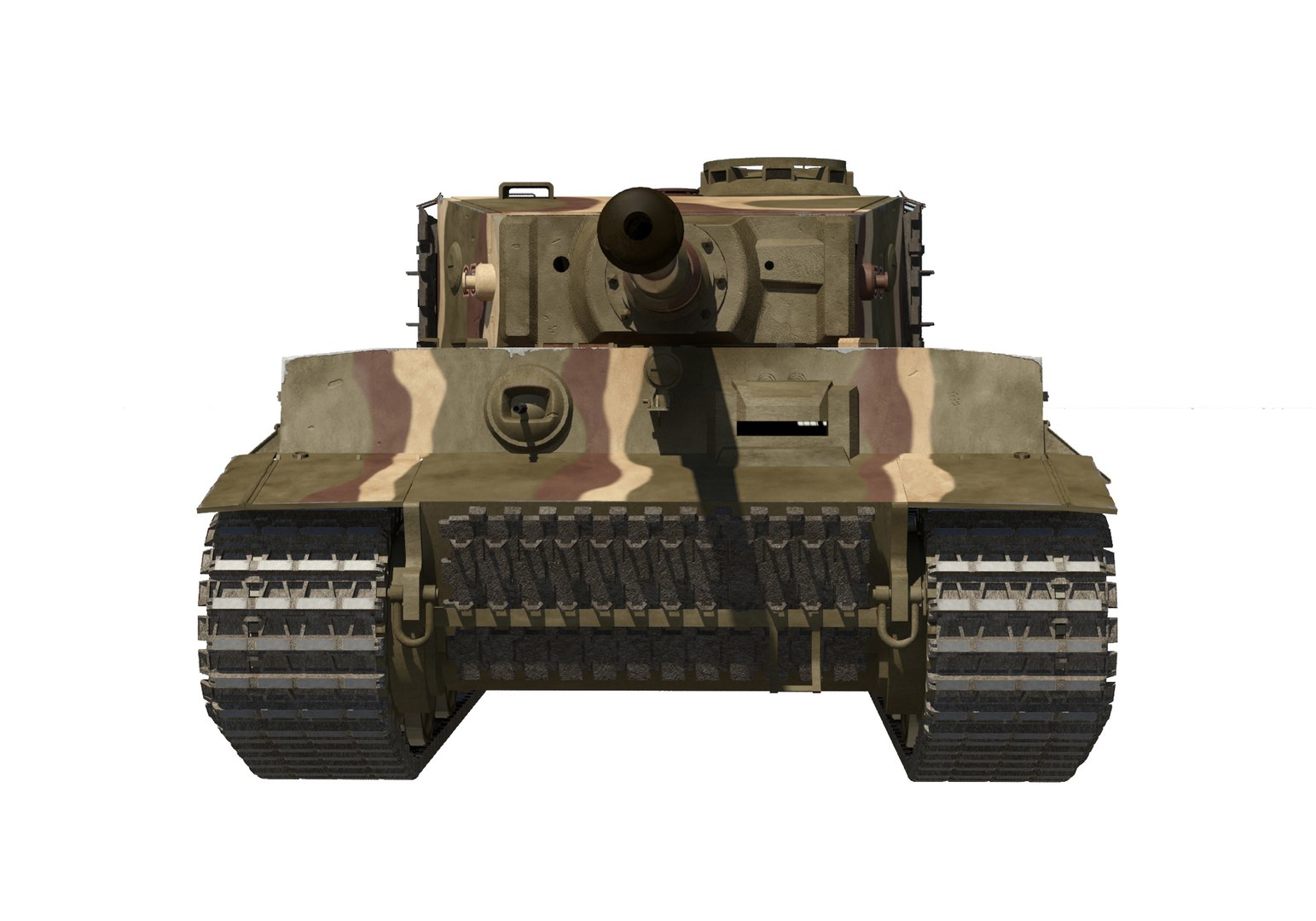 Panzerkampfwagen Vi Tiger Heavy Tank 3d C4d