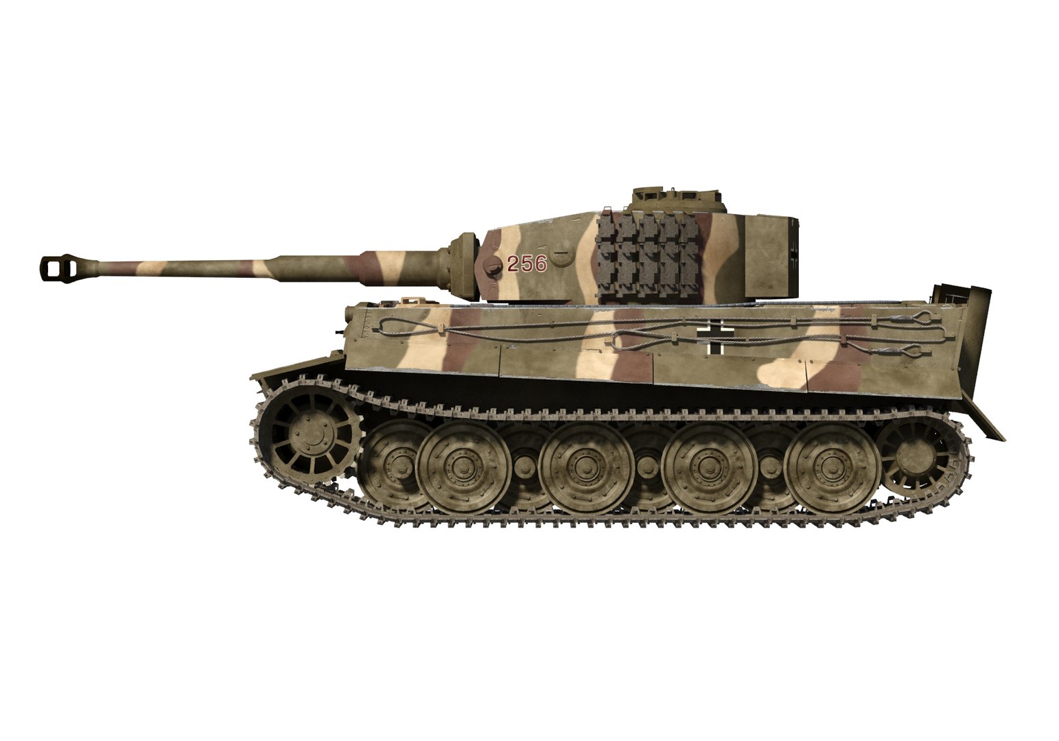 Panzerkampfwagen Vi Tiger Heavy Tank 3d C4d