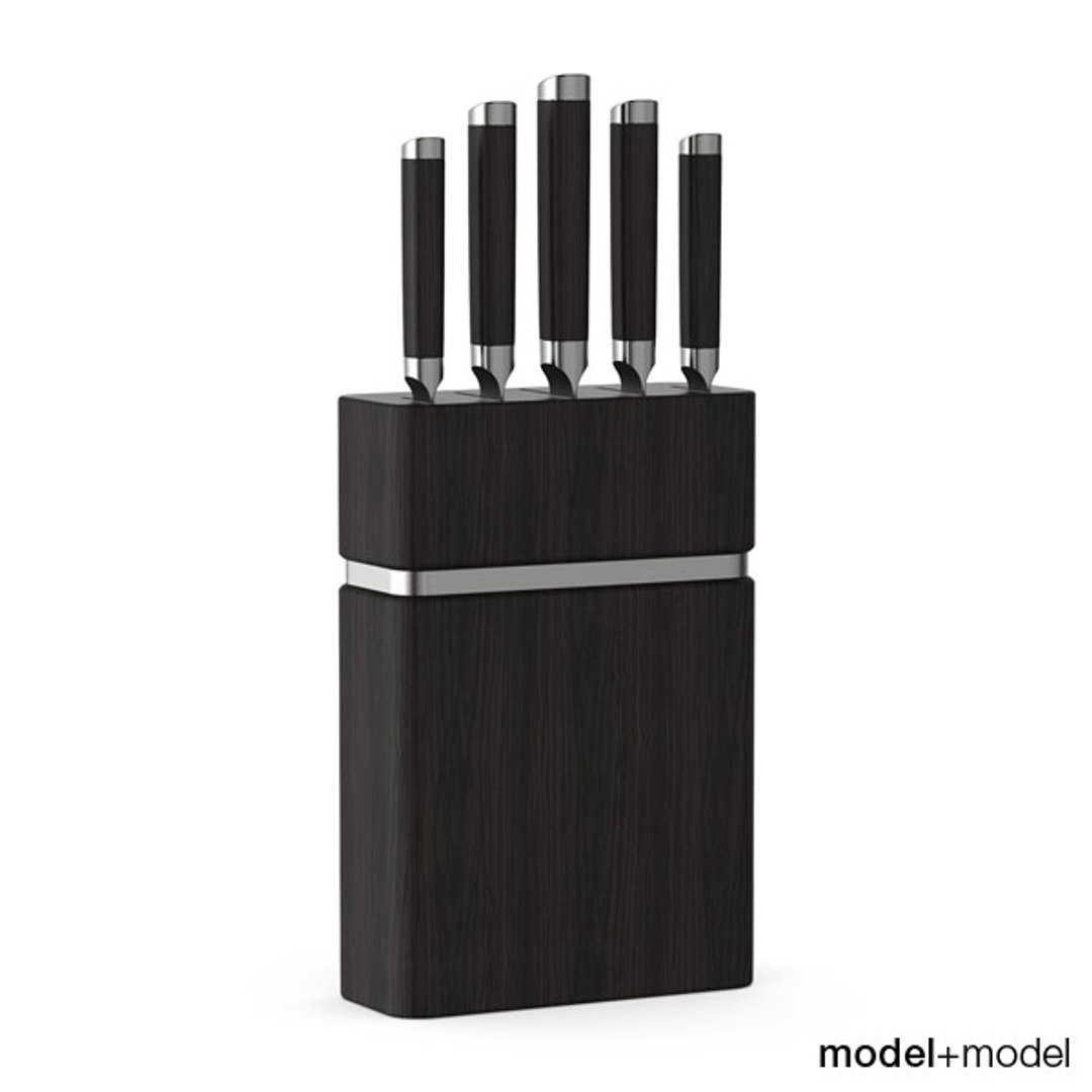 set knives stand wall max