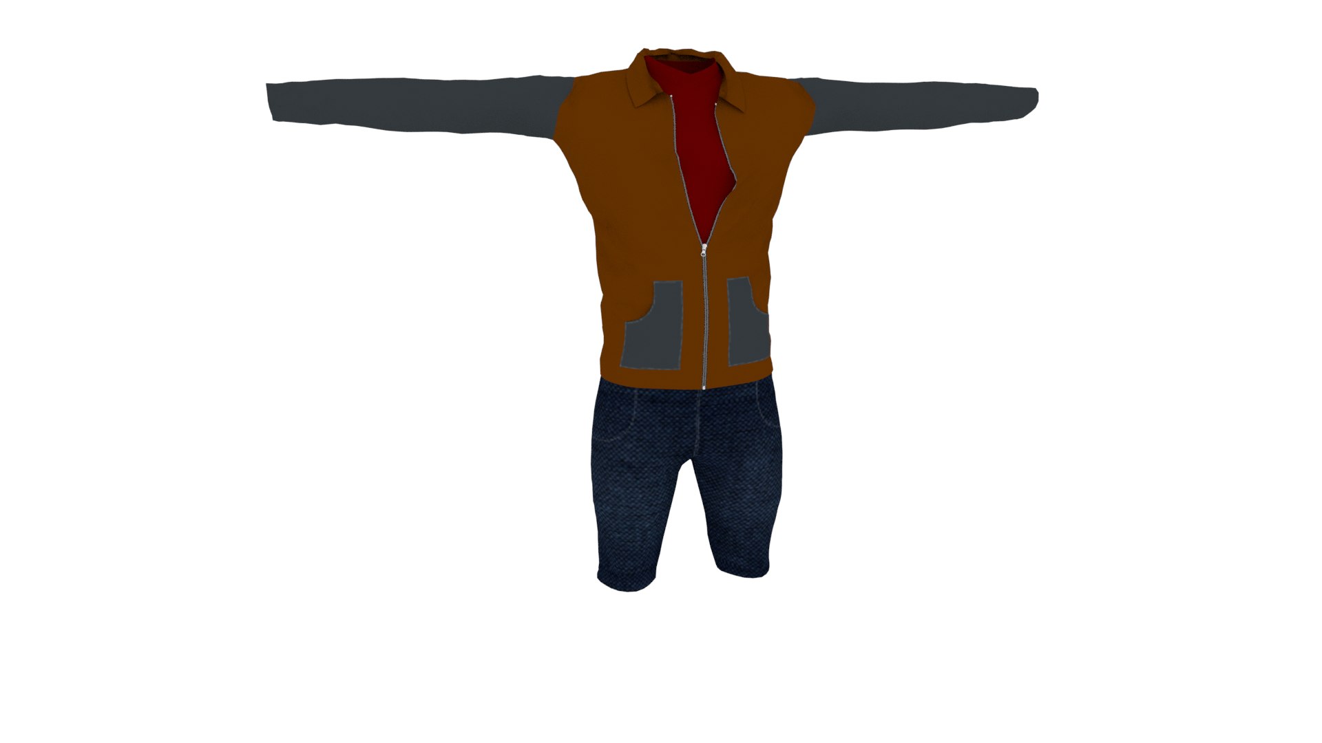 3D Man Clothing Model - TurboSquid 2110418
