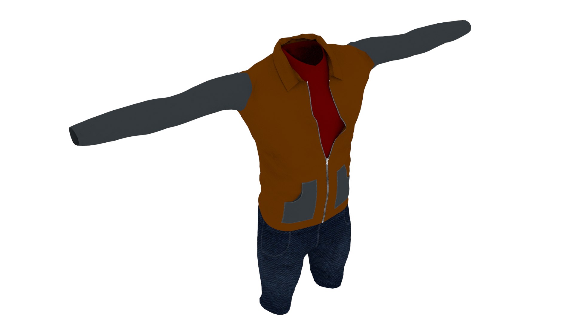 3D Man Clothing Model - TurboSquid 2110418