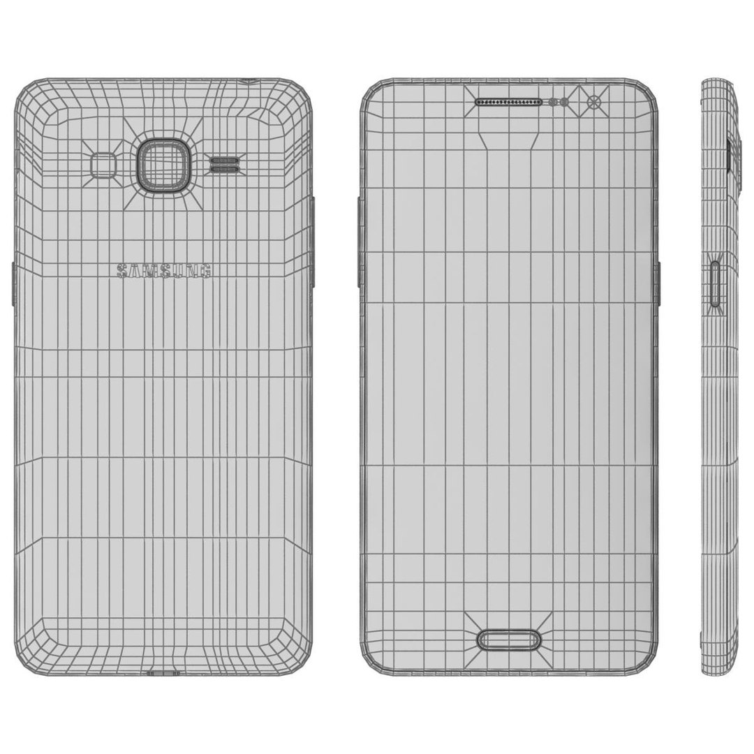 samsung galaxy grand prime 3d model