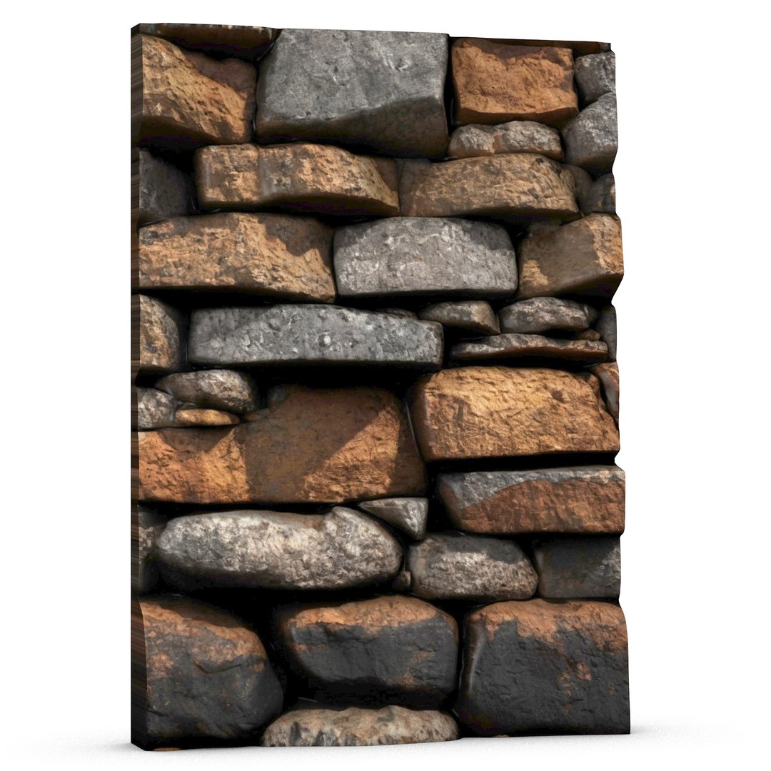 3D Stone Wall 058 - TurboSquid 2306389