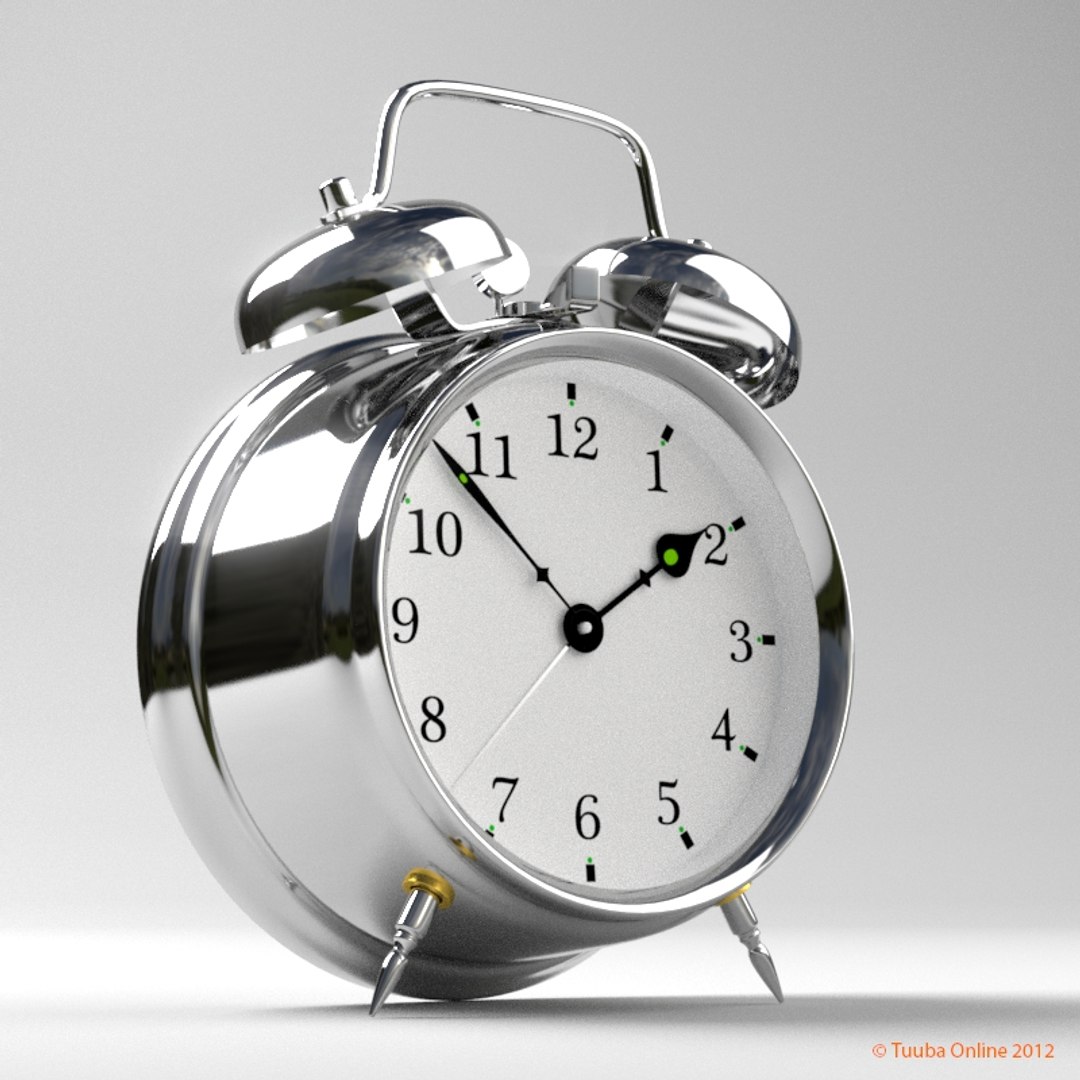 3d alarm clock model