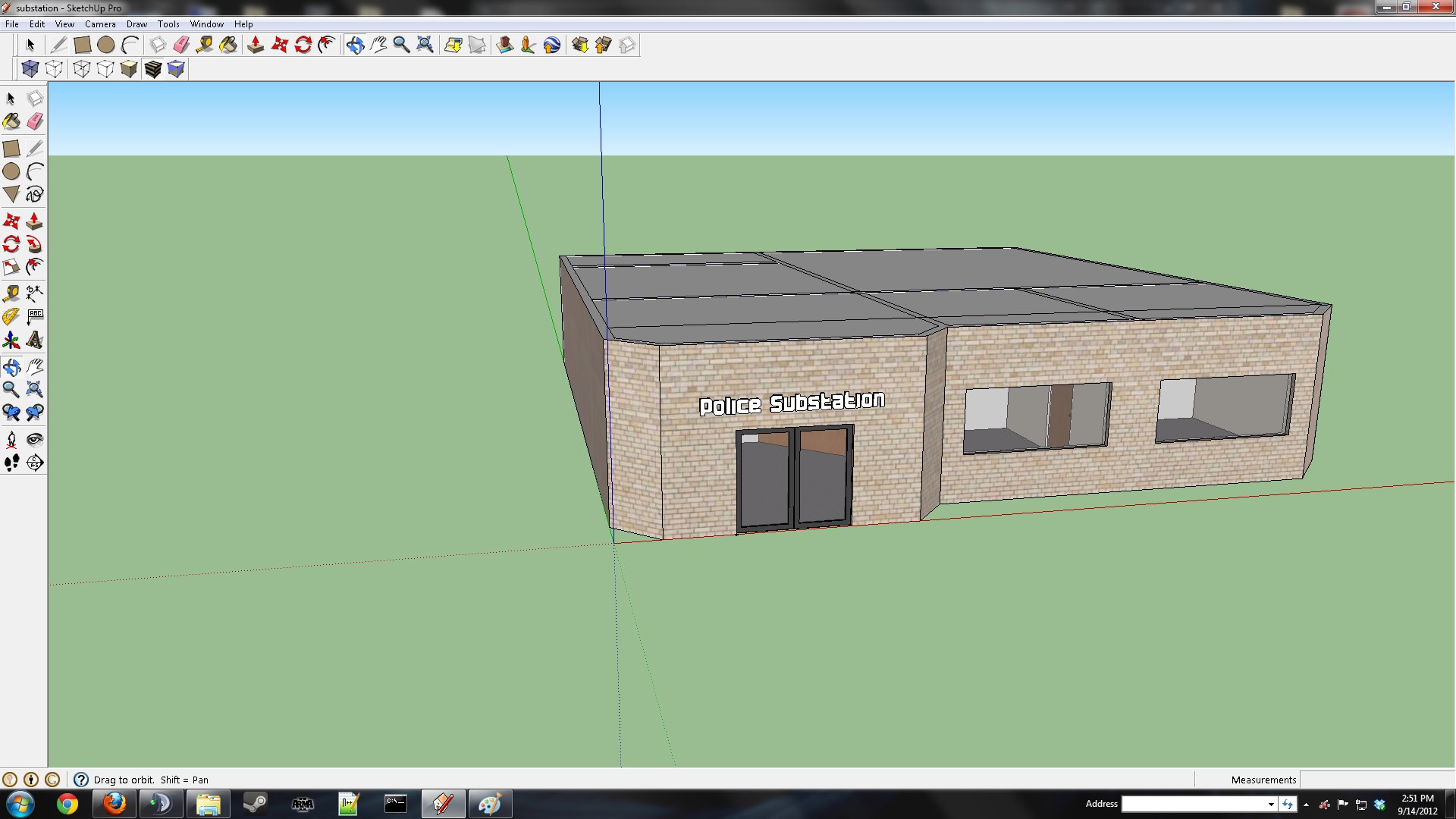 Police Substation 3d Model