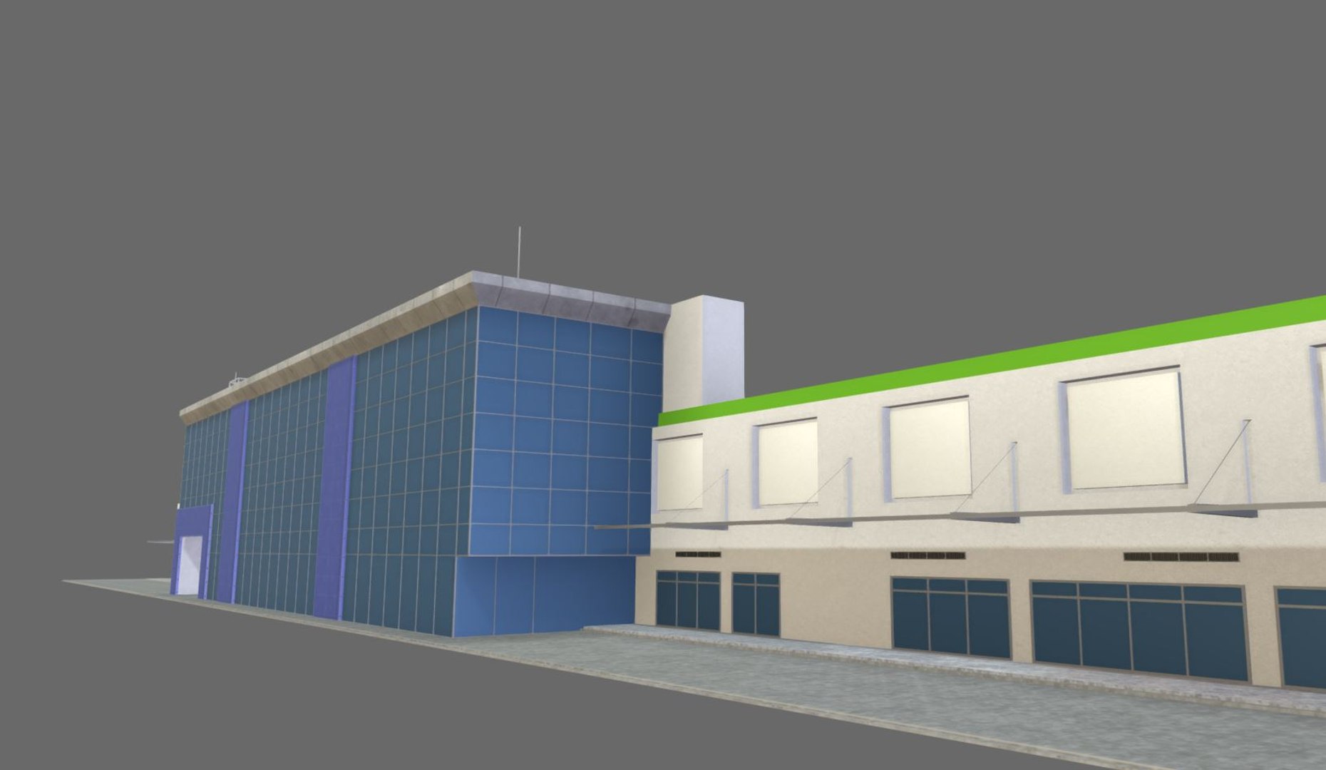 3D Mall Building - TurboSquid 1340138