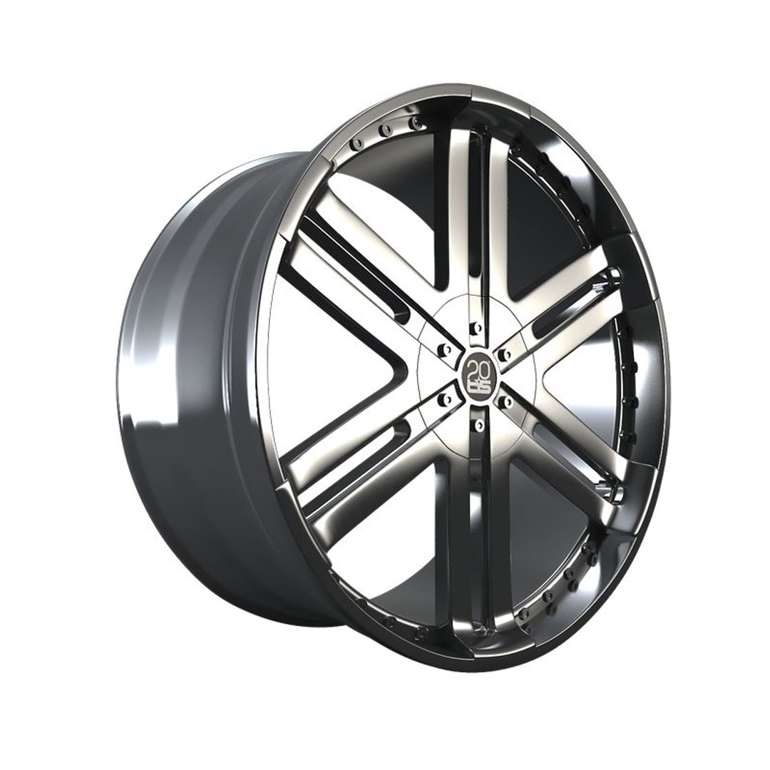 Free Rims Tis Alloys Packs 3d Model