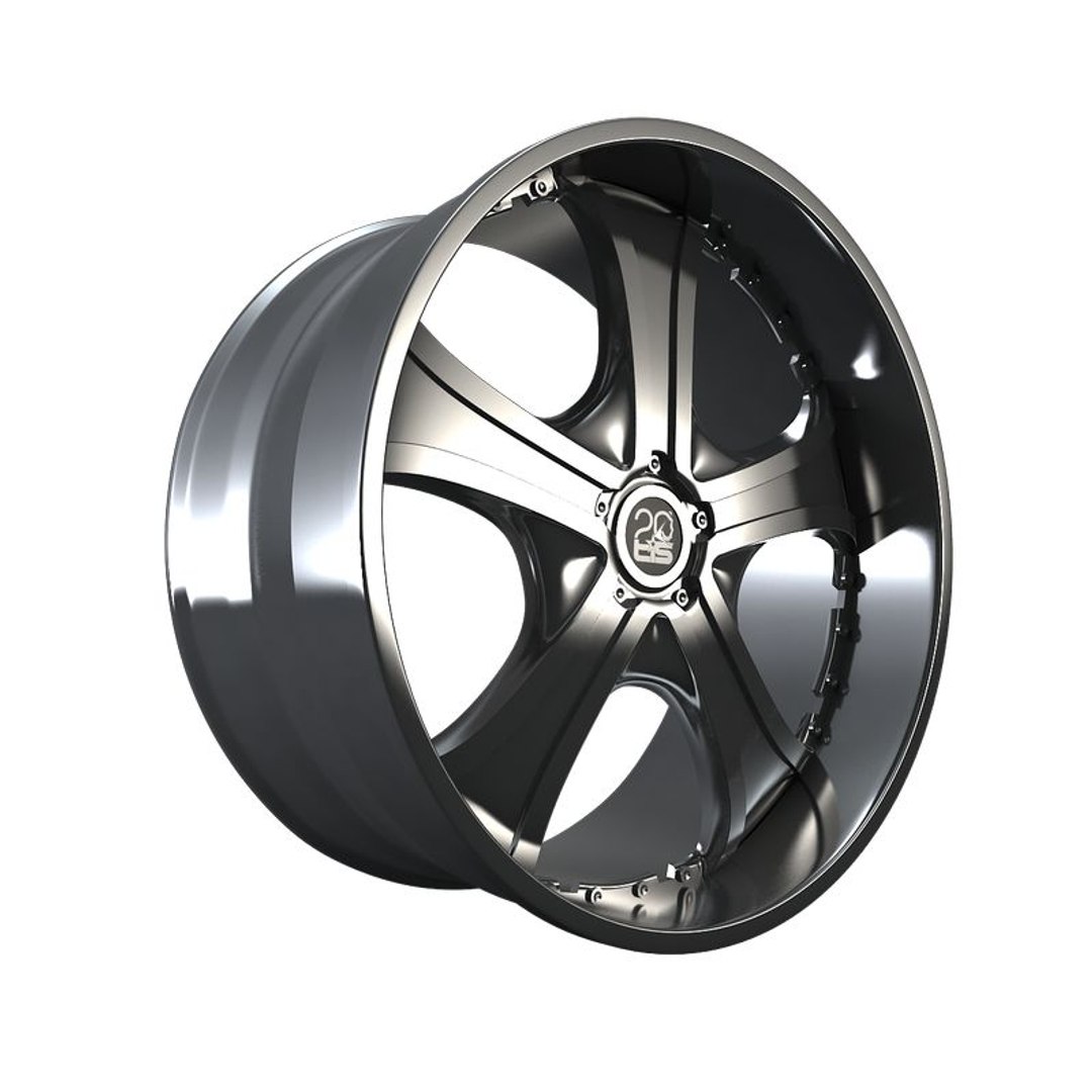 Free Rims Tis Alloys Packs 3d Model