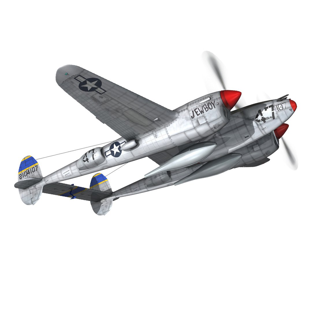 Lockheed Lightning - Jewboy 3d C4d
