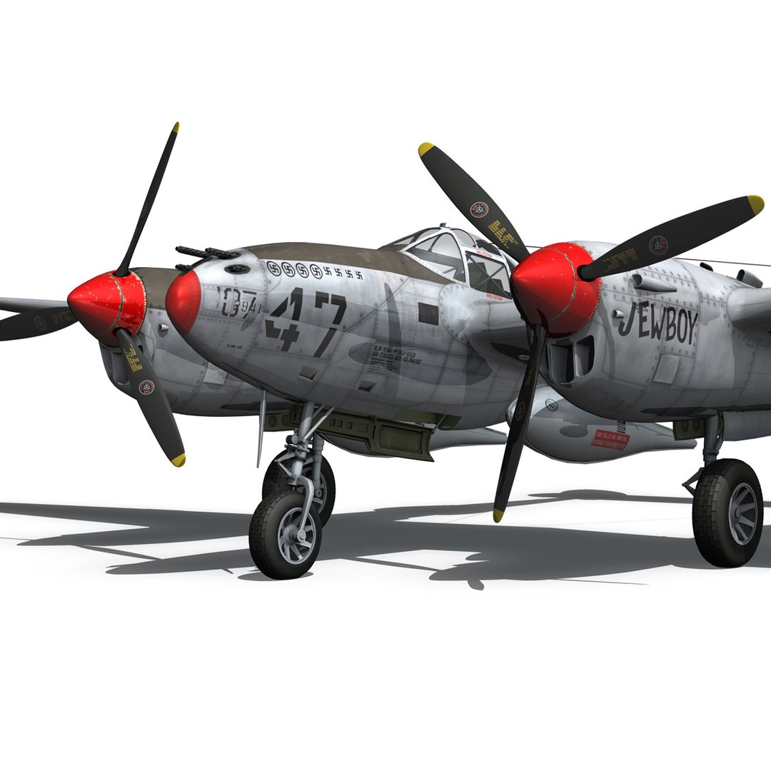 Lockheed Lightning - Jewboy 3d C4d