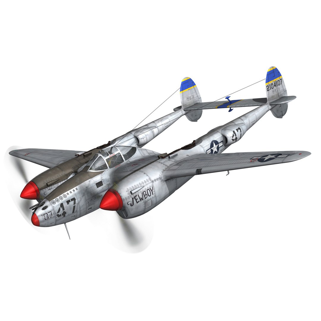Lockheed Lightning - Jewboy 3d C4d