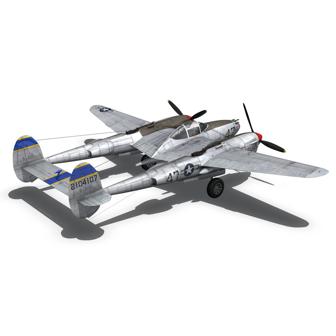 Lockheed Lightning - Jewboy 3d C4d